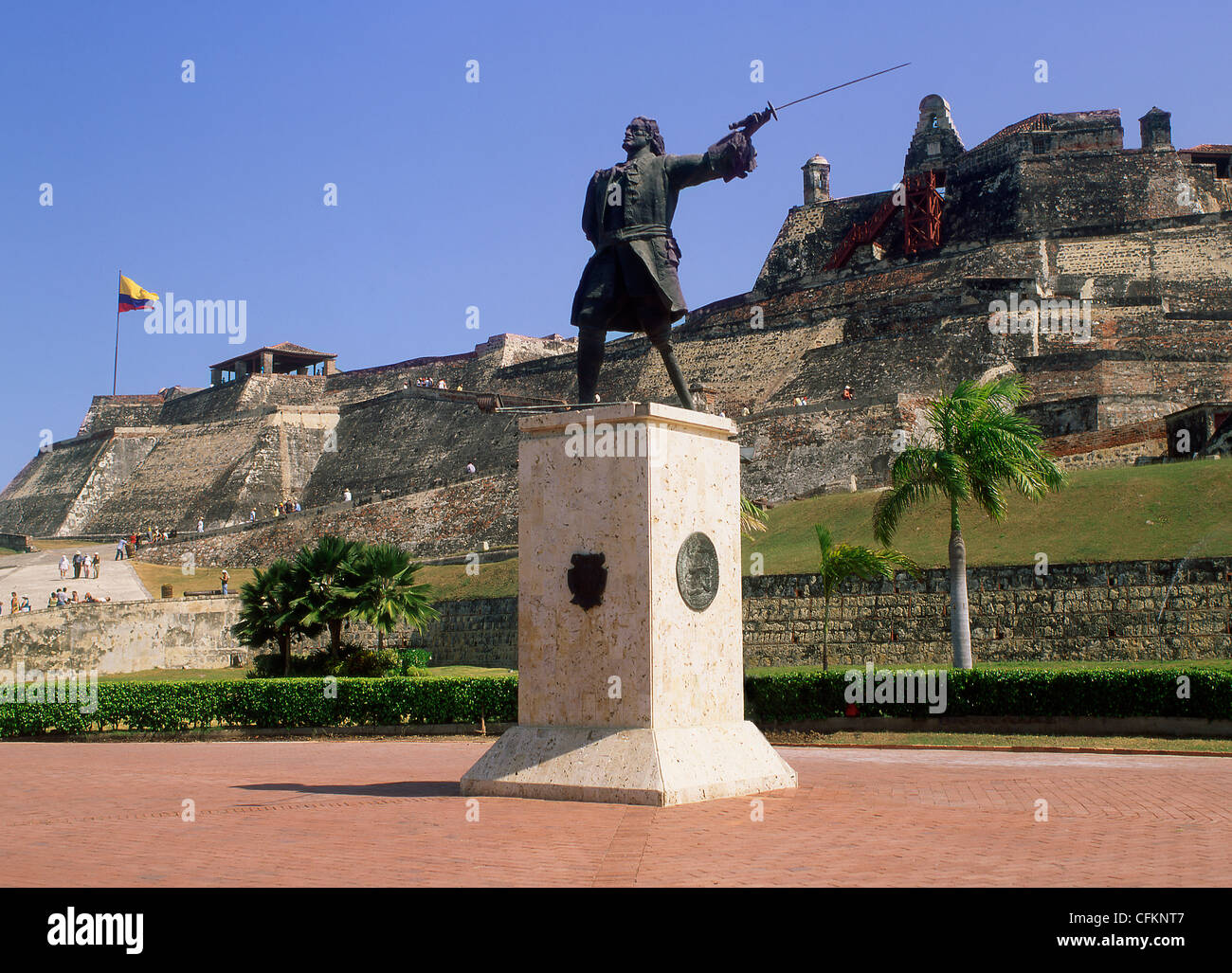 Colombia Cartagena San Felipe fort Stock Photo - Alamy