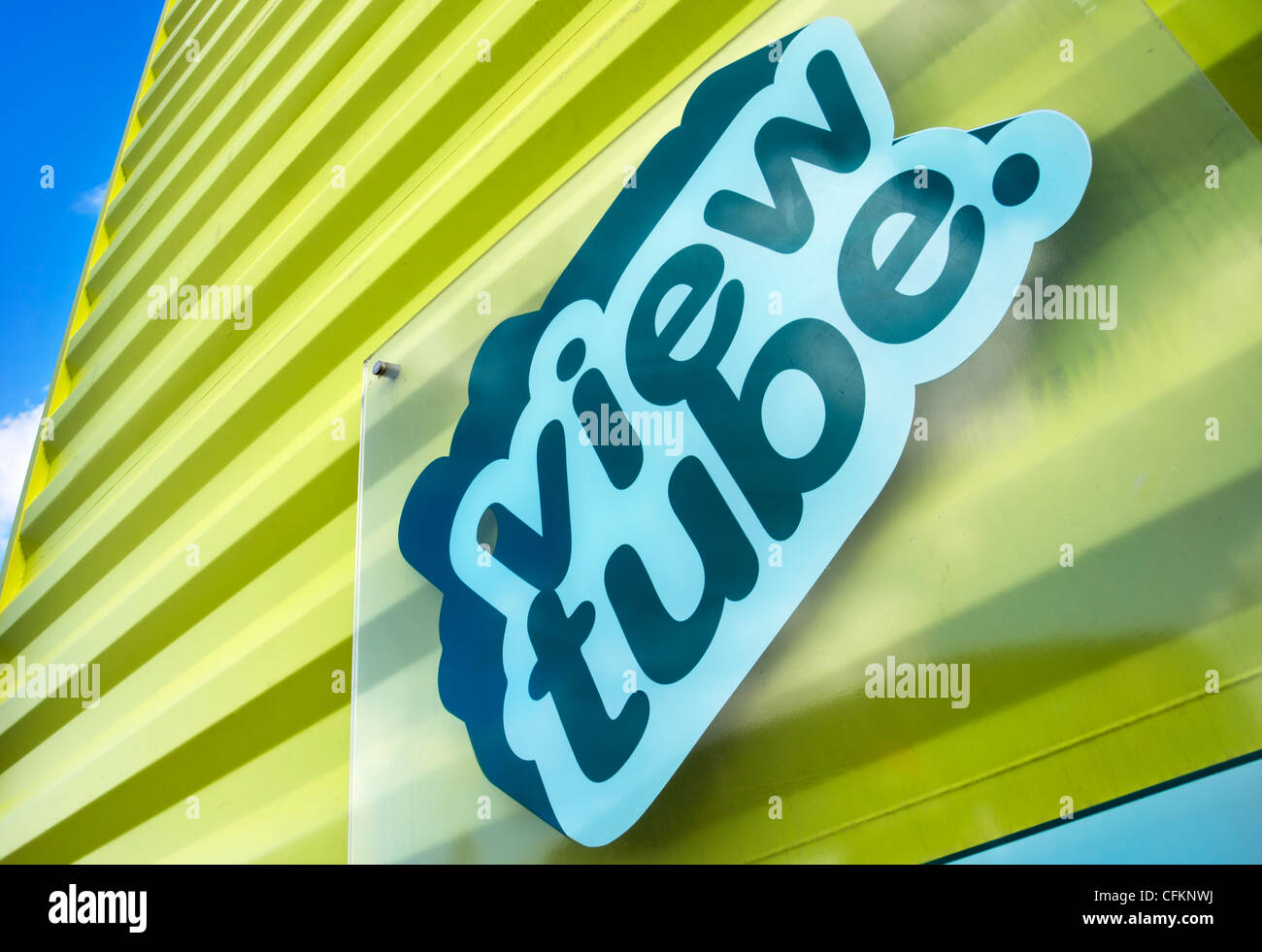 Viewtube, made from recycled containers with views over the Olympic ...