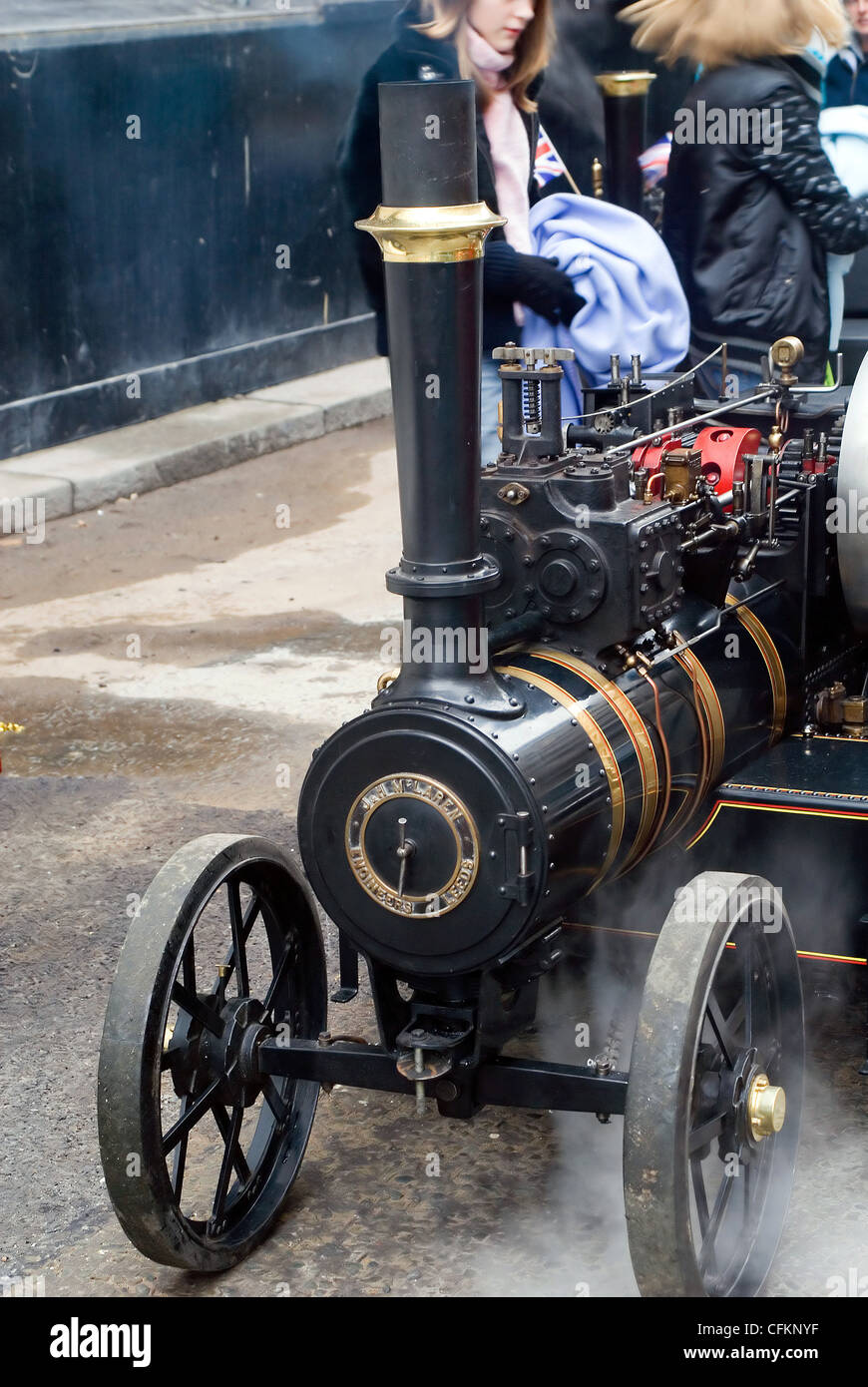 Working steamer train Stock Photo - Alamy