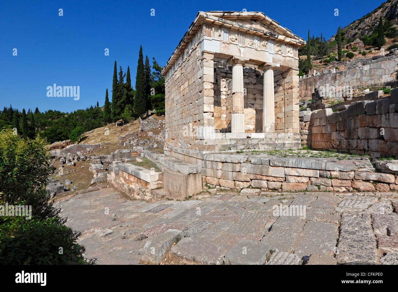 Delphi treasury of the athenians hi-res stock photography and images ...