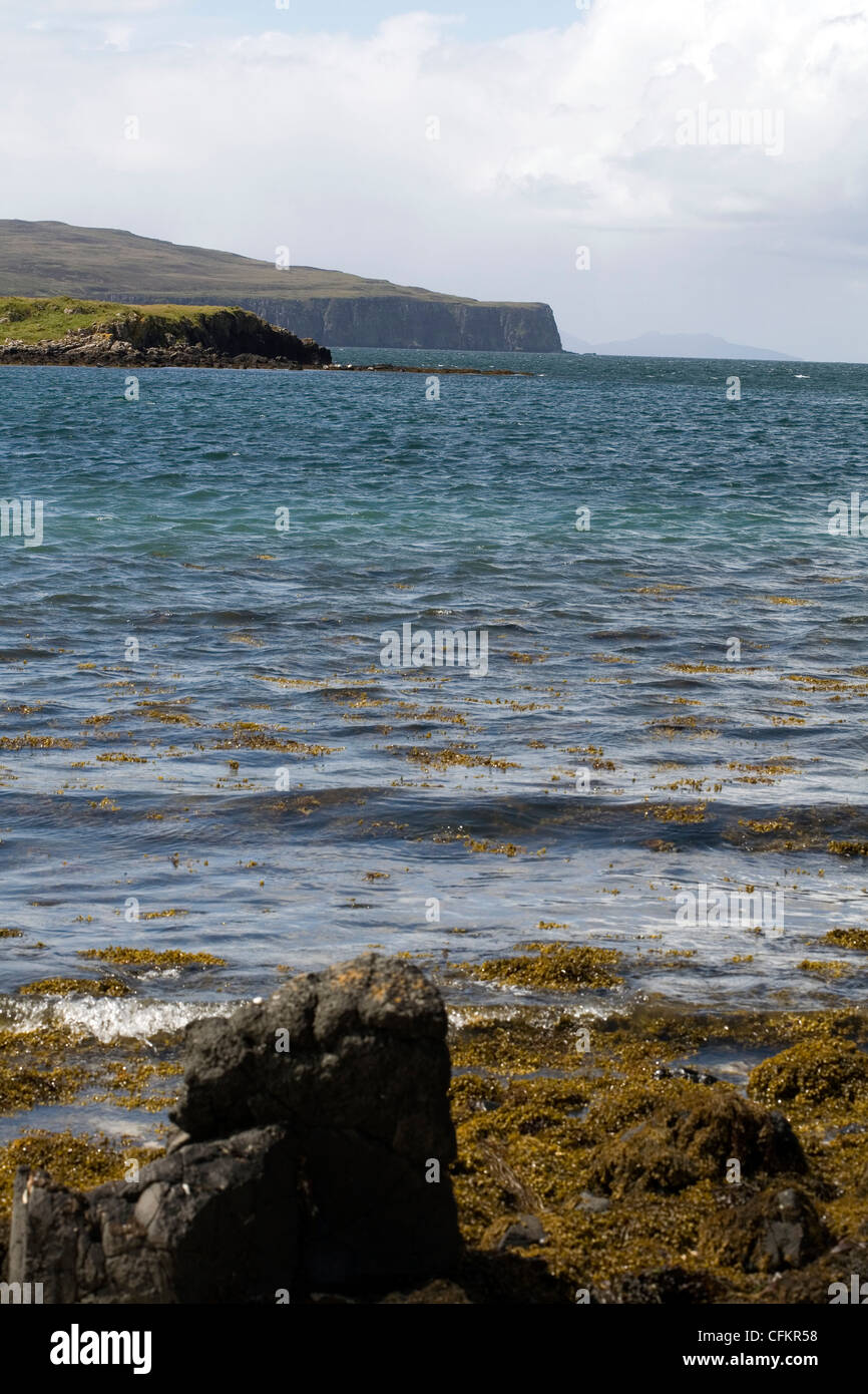 Dunvegan Head from Claigan Dunvegan Isle of Skye Scotland Stock Photo ...