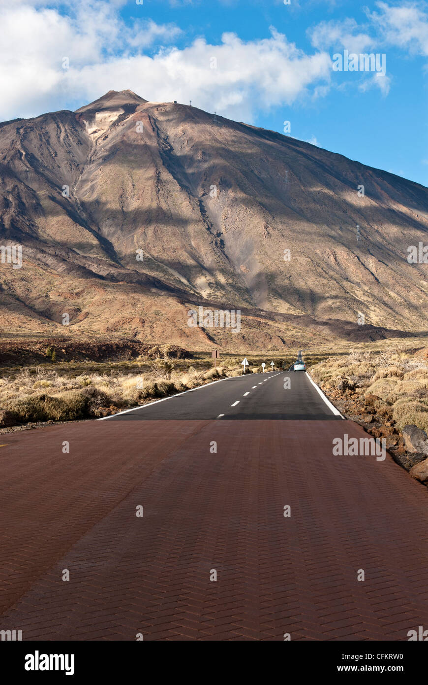 Mount Teide and the Lunar like landscape of the Mount Teide National ...