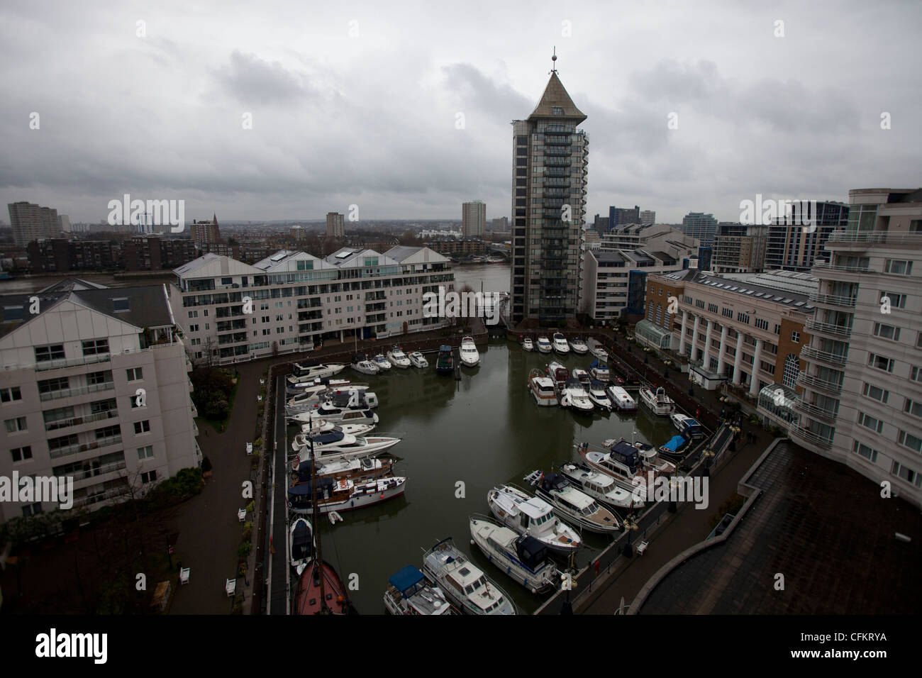 Chelsea Harbor Harbour marina London Stock Photo - Alamy