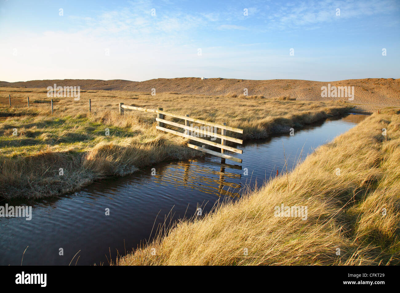 Salthouse "Salt Marsh" and wetland on the "North Norfolk Coast" UK ...