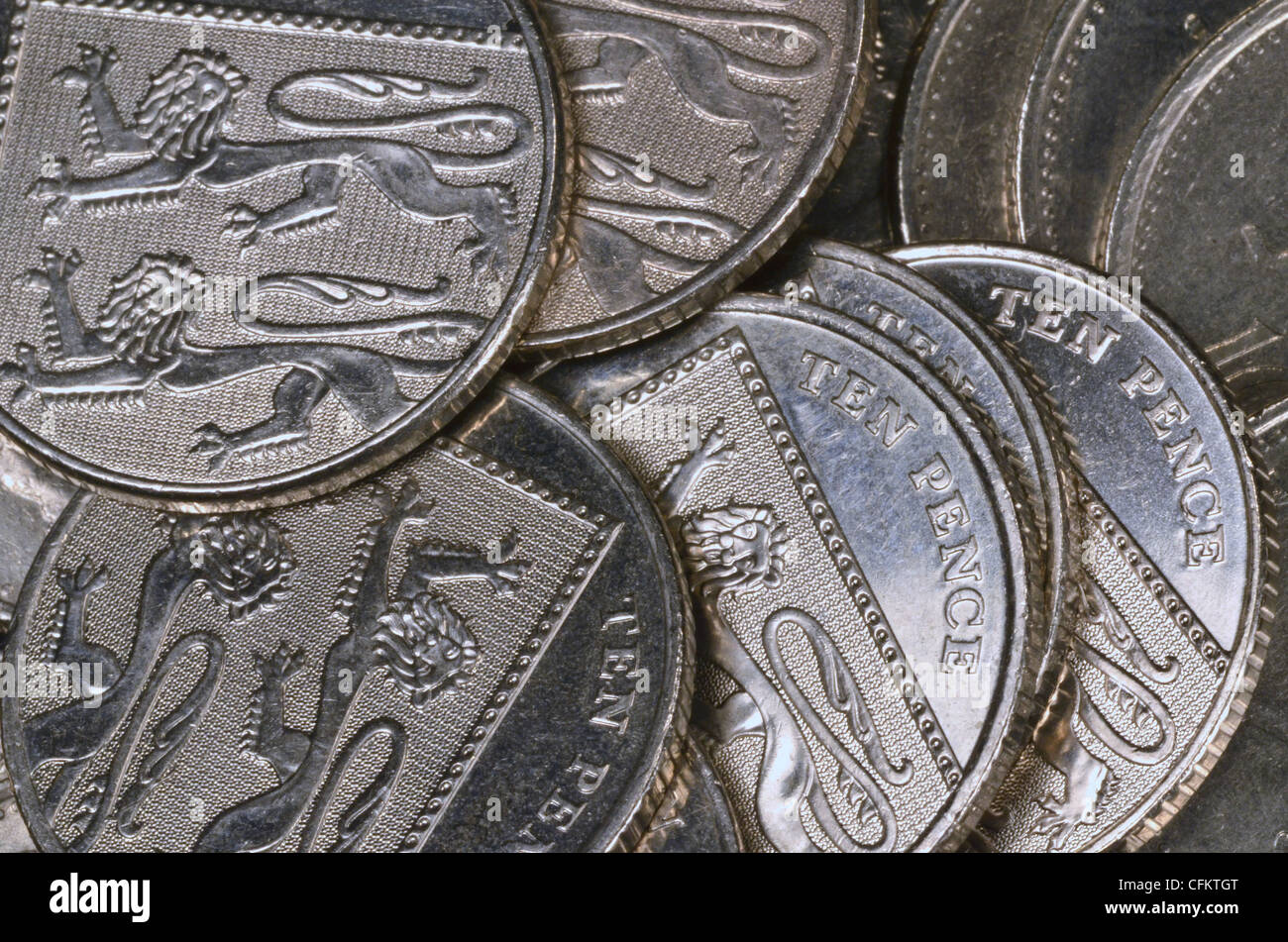 10p coin hi-res stock photography and images - Alamy