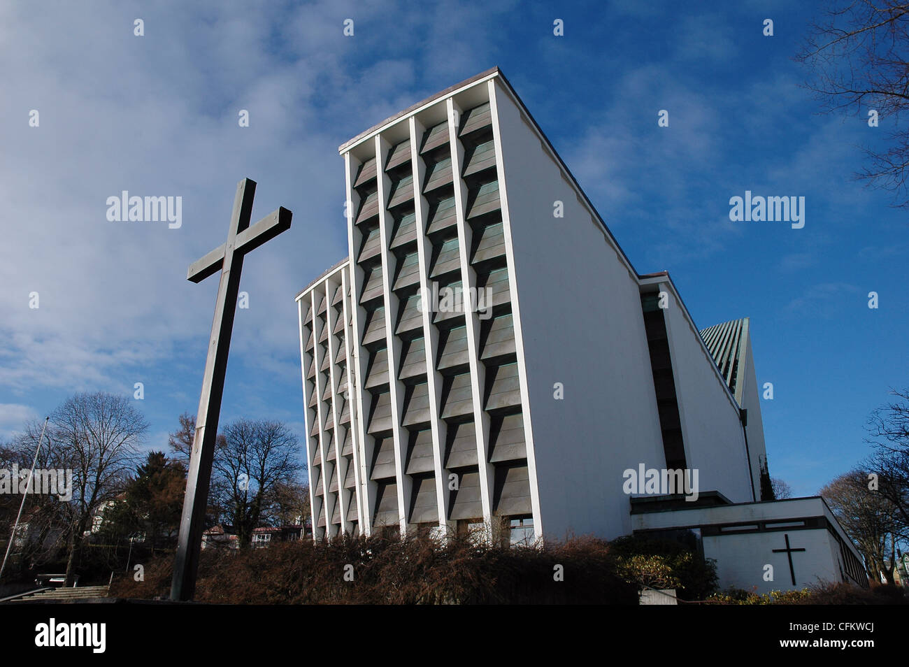 Modern church in norway hi-res stock photography and images - Alamy
