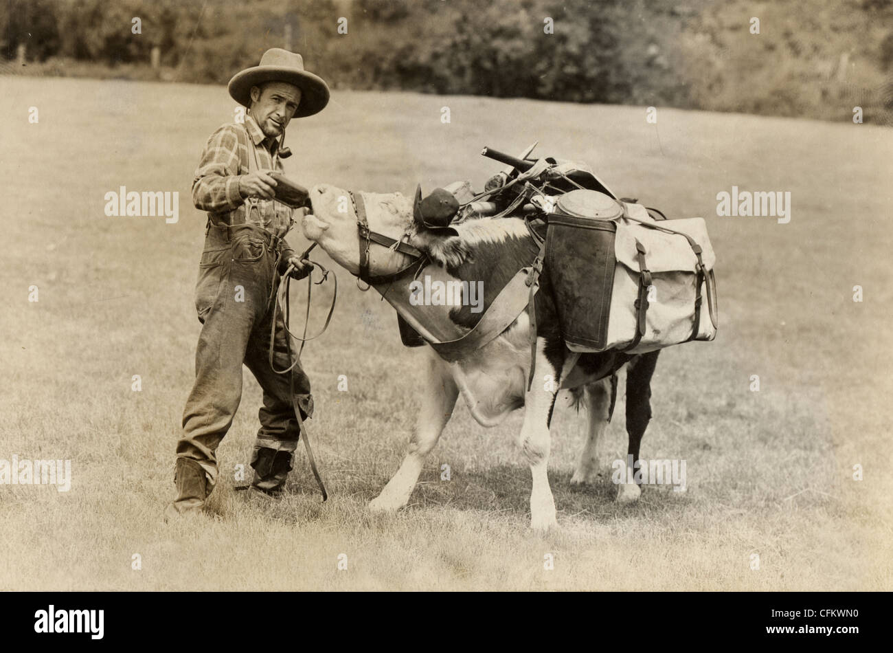 Old Timer of Eastern Oregon Stock Photo - Alamy
