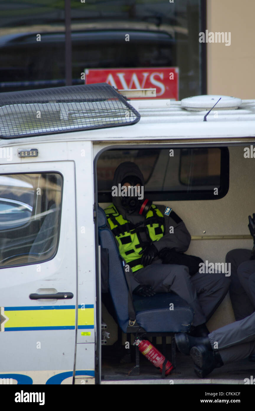 Disaster training exercise in Leeds city center Stock Photo - Alamy