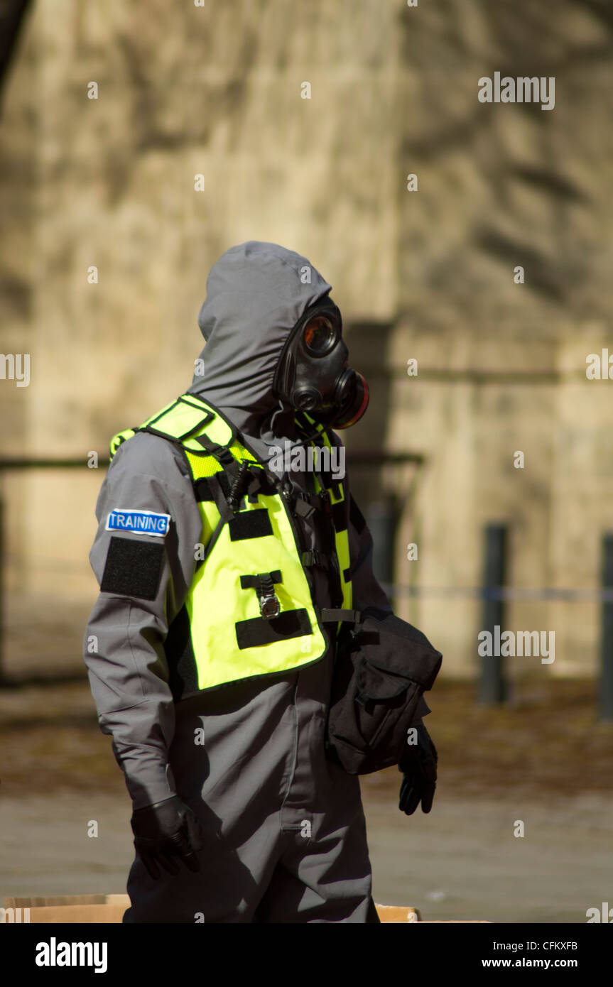 Disaster training exercise in Leeds city center Stock Photo - Alamy