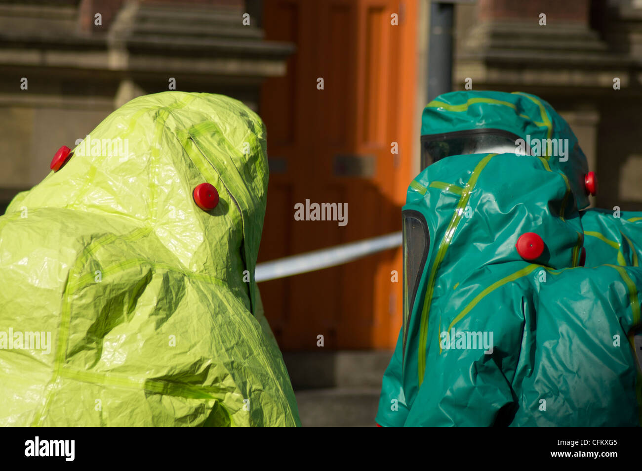 Disaster training exercise in Leeds city center Stock Photo - Alamy