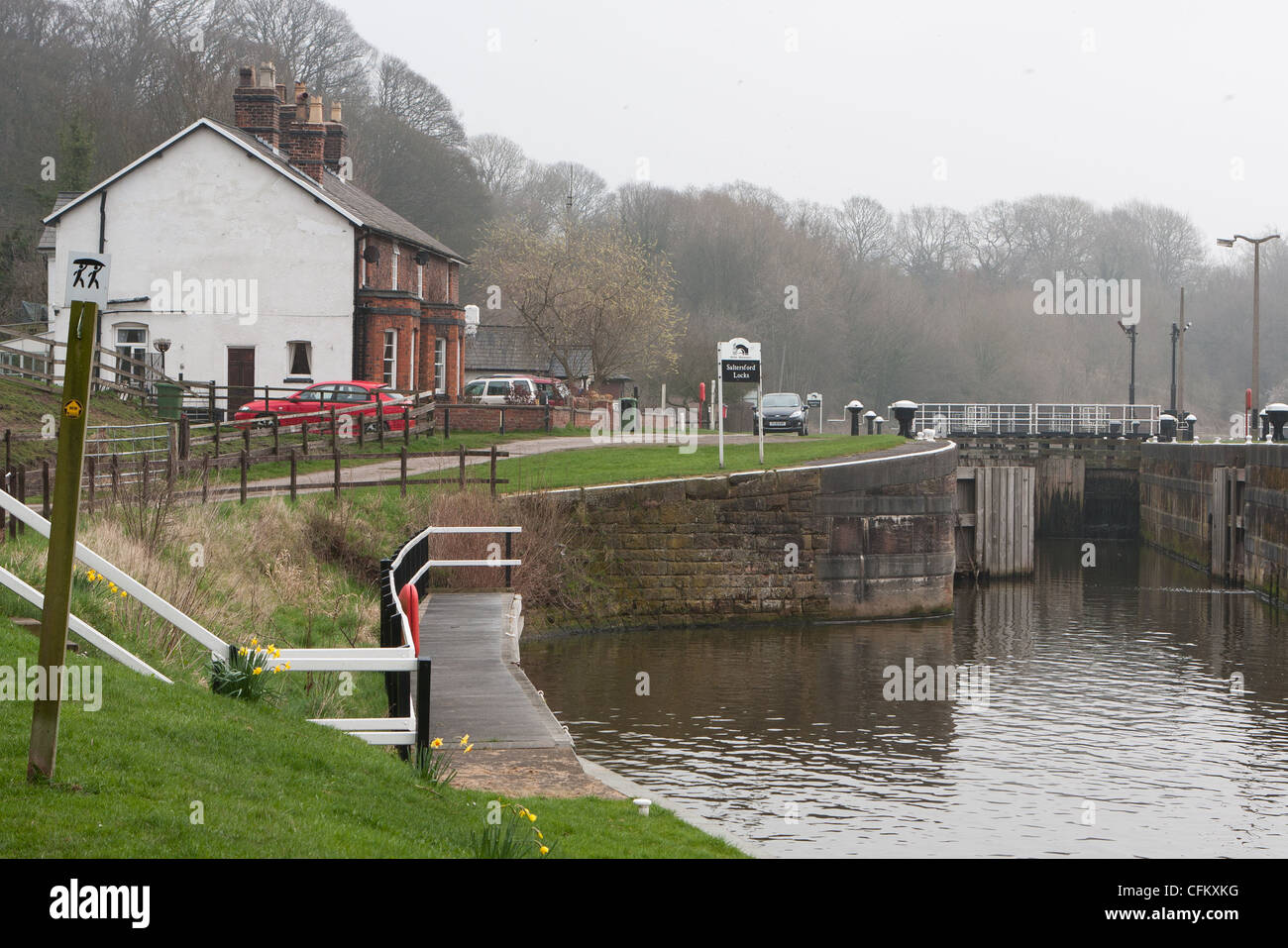 Saltersford lock hi-res stock photography and images - Alamy