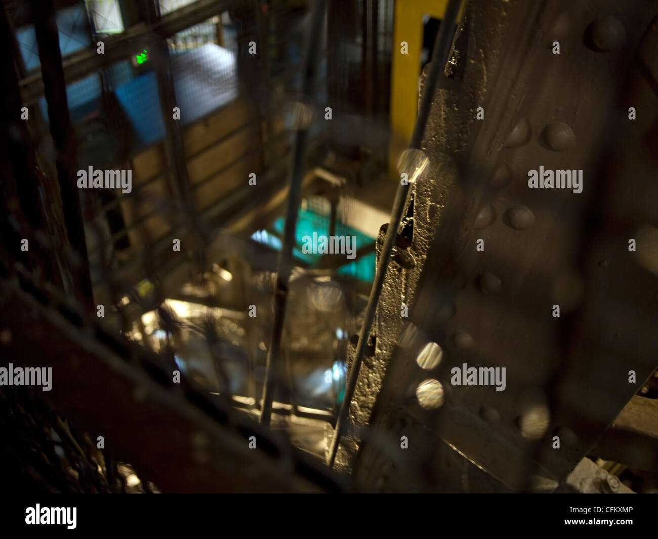 Inside the eiffel tower hi-res stock photography and images - Alamy