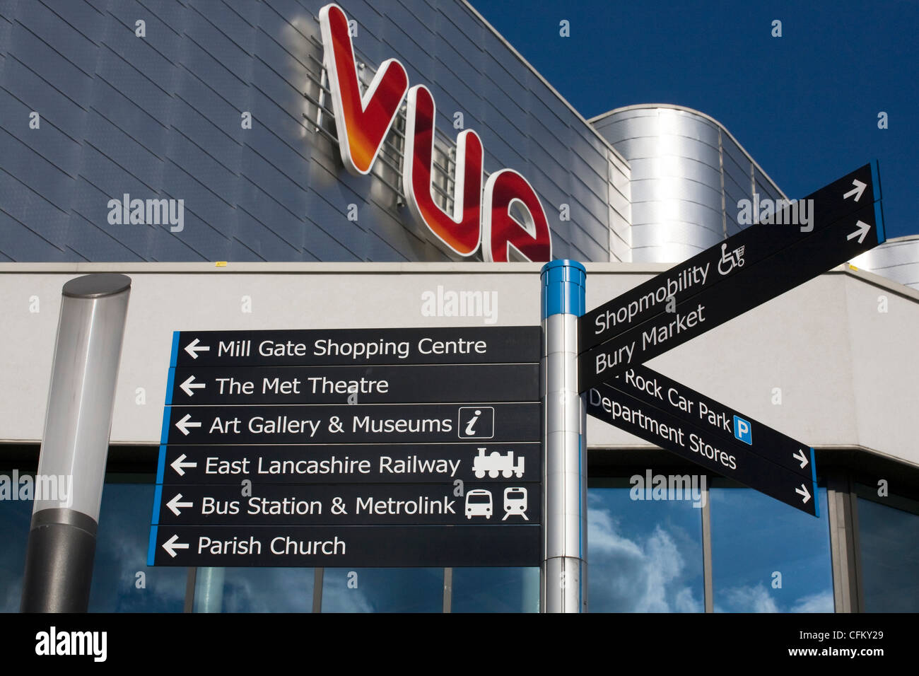 The Rock Bury Shopping Mall Bury Greater Manchester england Stock Photo ...