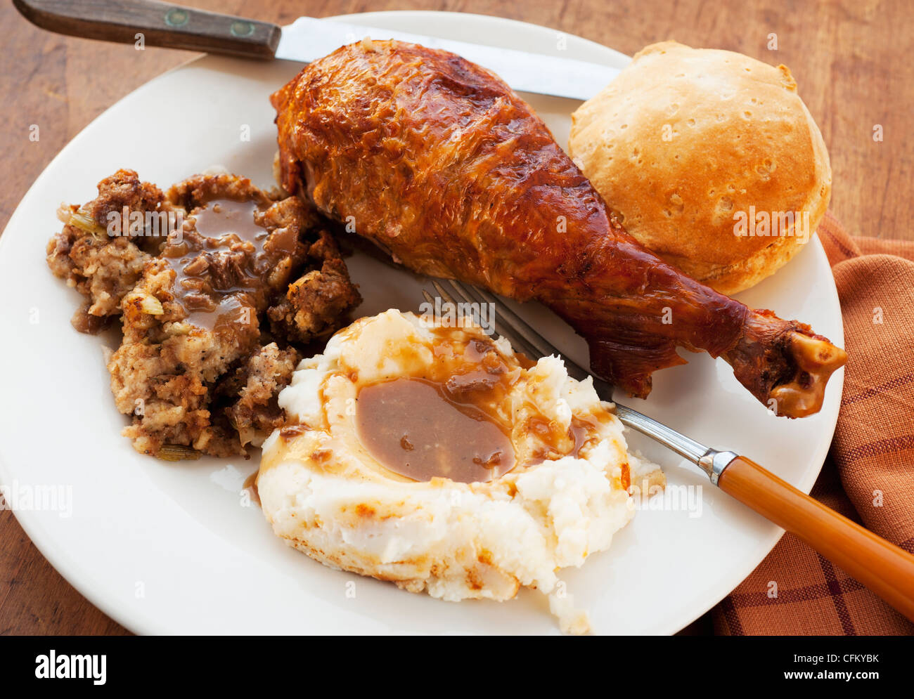 Turkey leg hi-res stock photography and images - Alamy