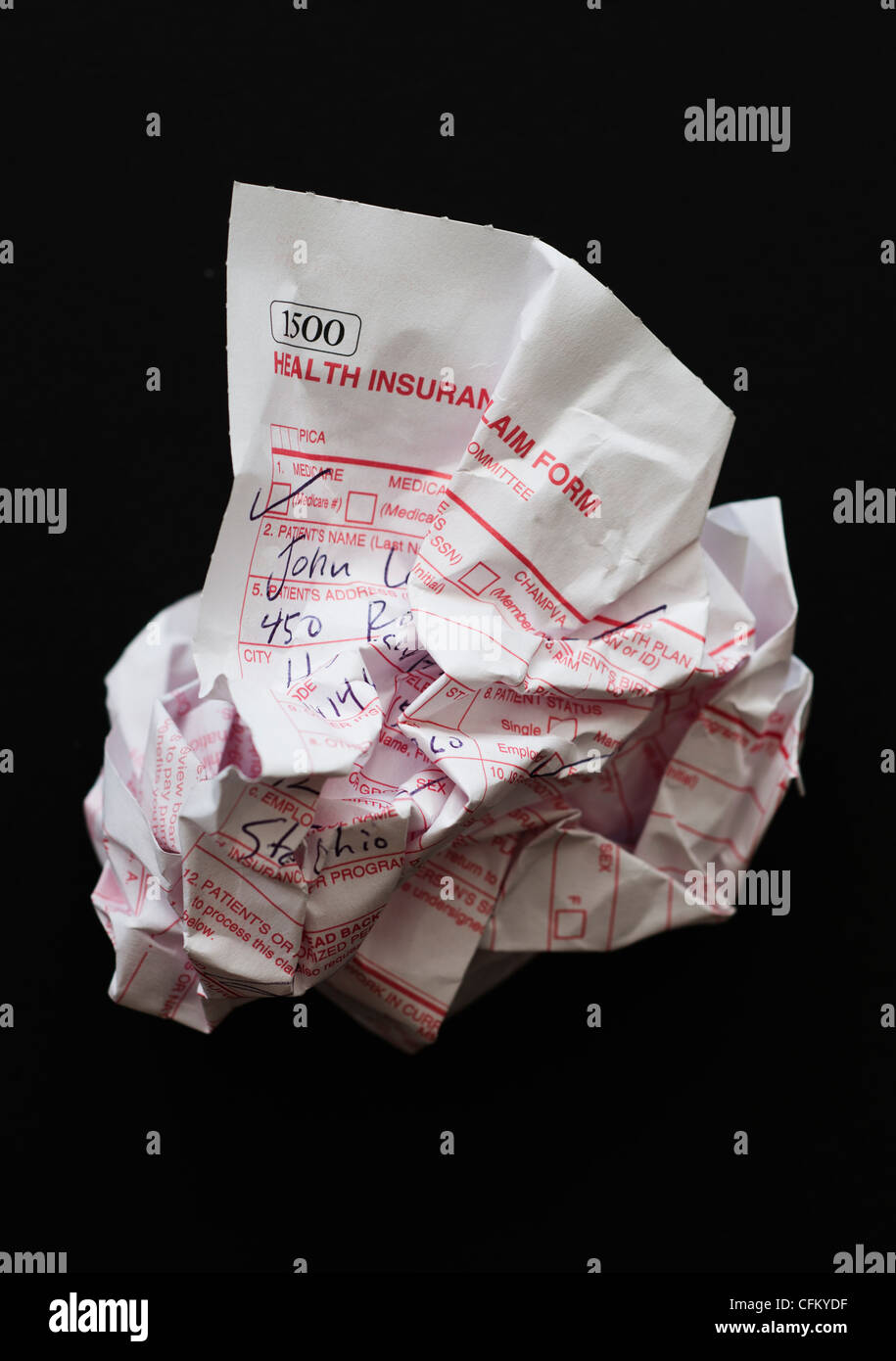 Nhs paperwork hi-res stock photography and images - Alamy