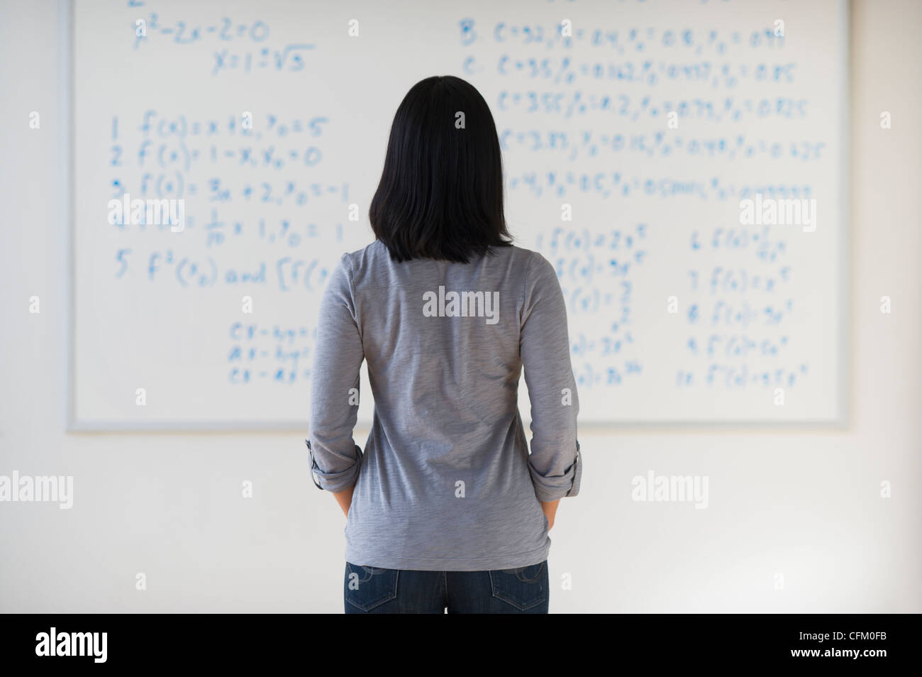 Equations board hi-res stock photography and images - Alamy