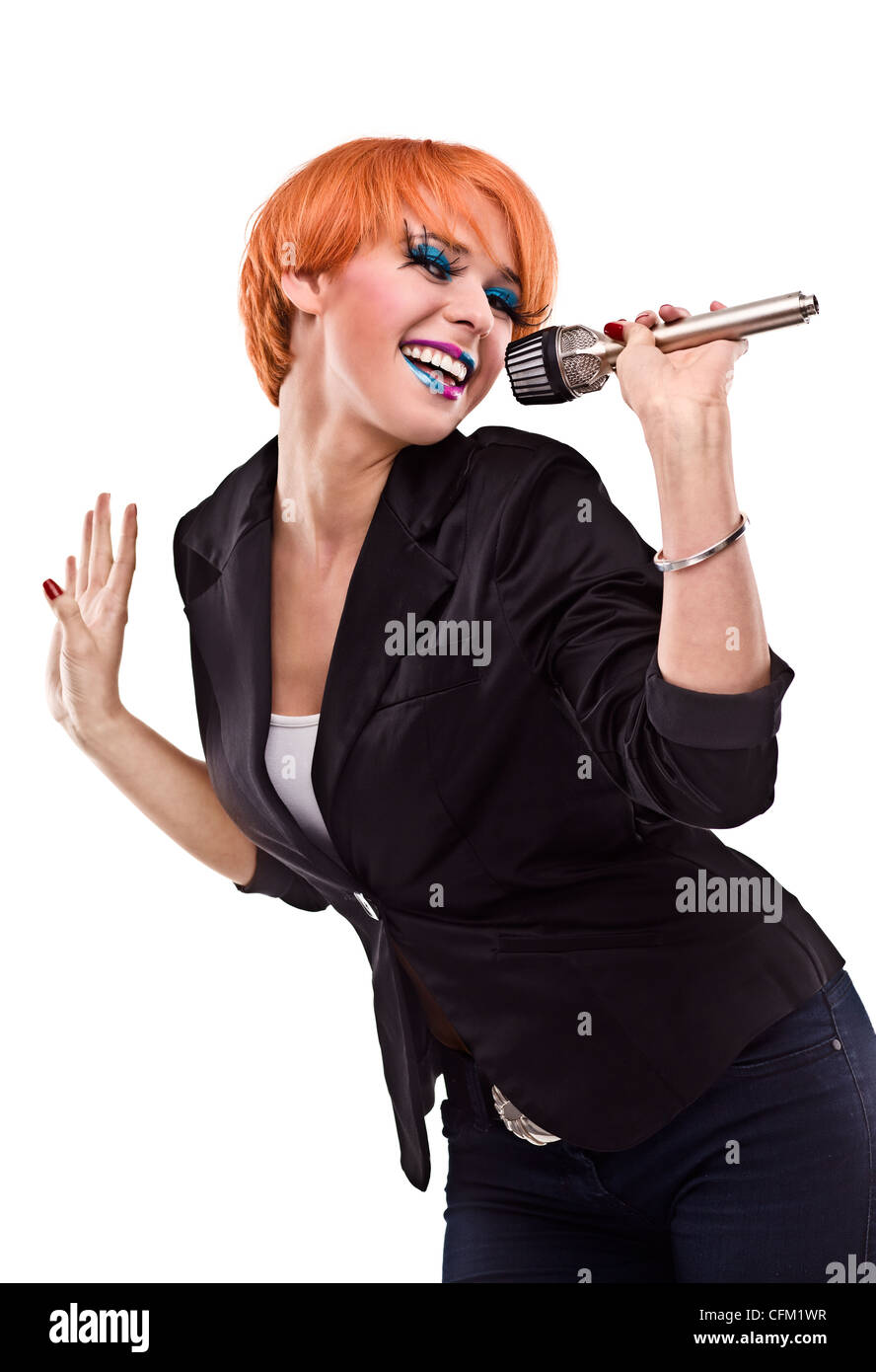 Human microphone hi-res stock photography and images - Alamy