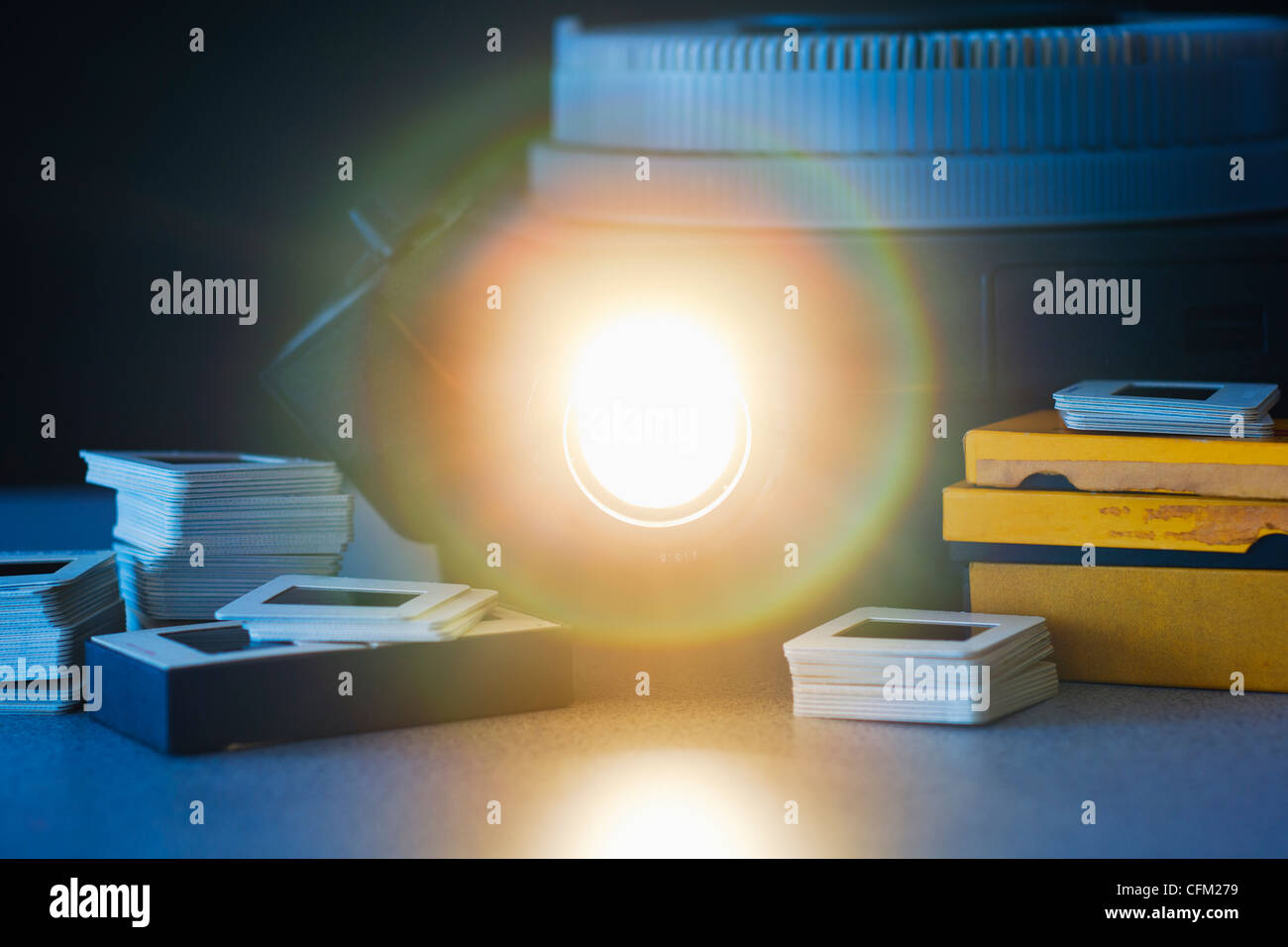 Slide projector hi-res stock photography and images - Alamy