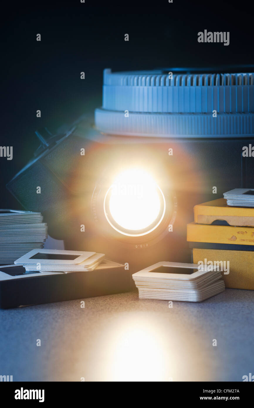 Slide projector, studio shot Stock Photo - Alamy