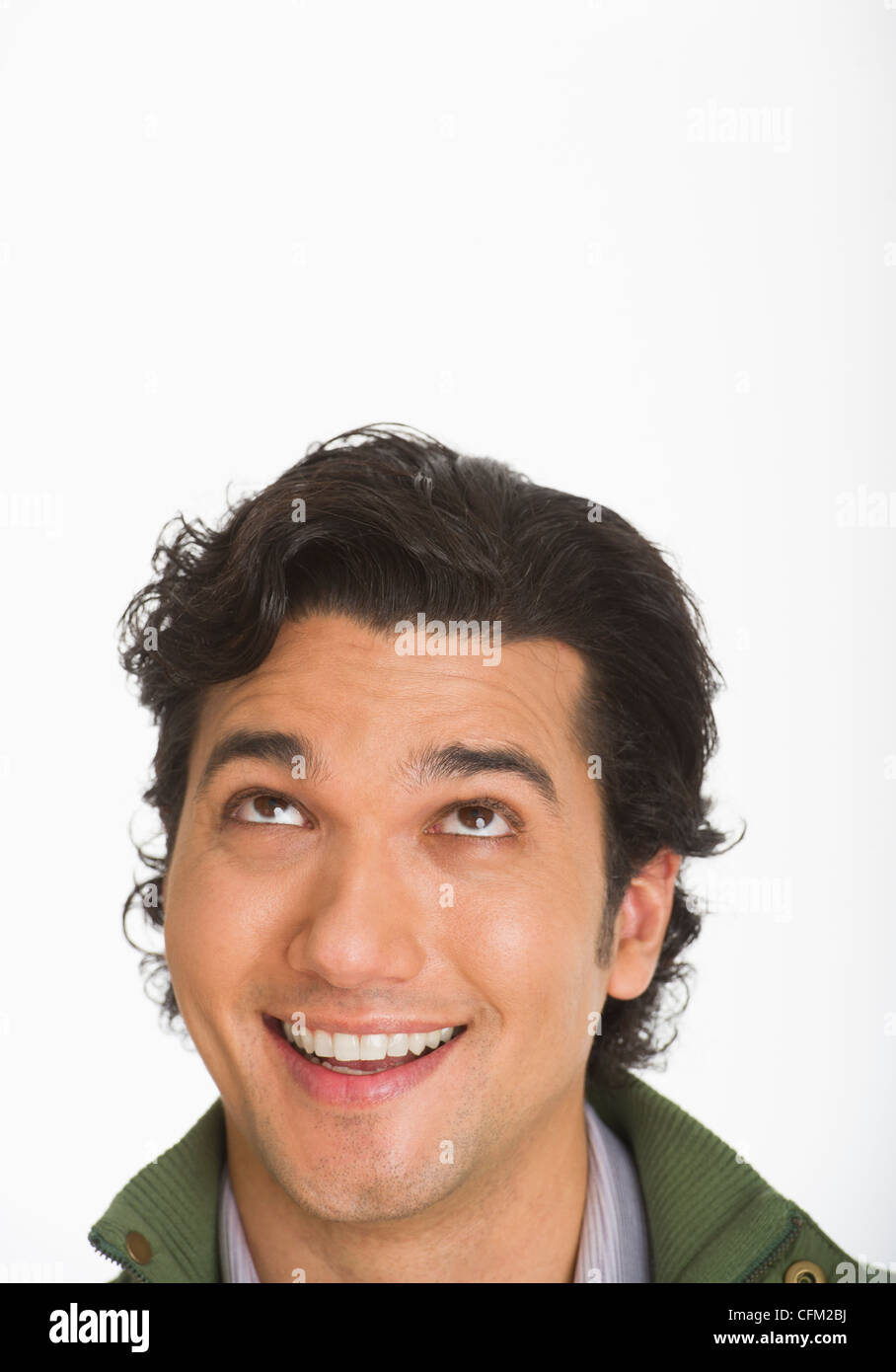 Looking up black face Cut Out Stock Images & Pictures - Alamy