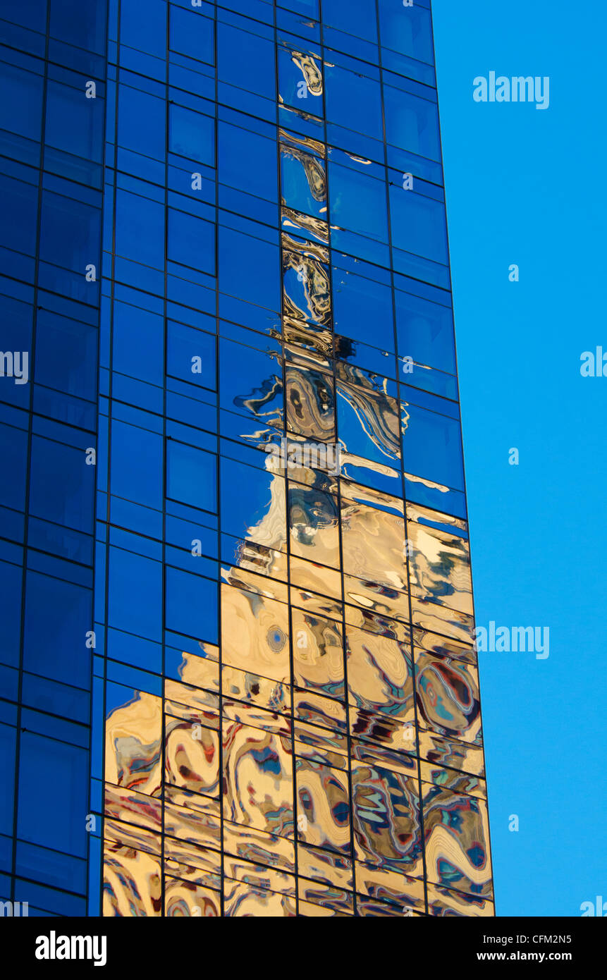 USA, New York State, New York City, Glass skyscraper Stock Photo - Alamy