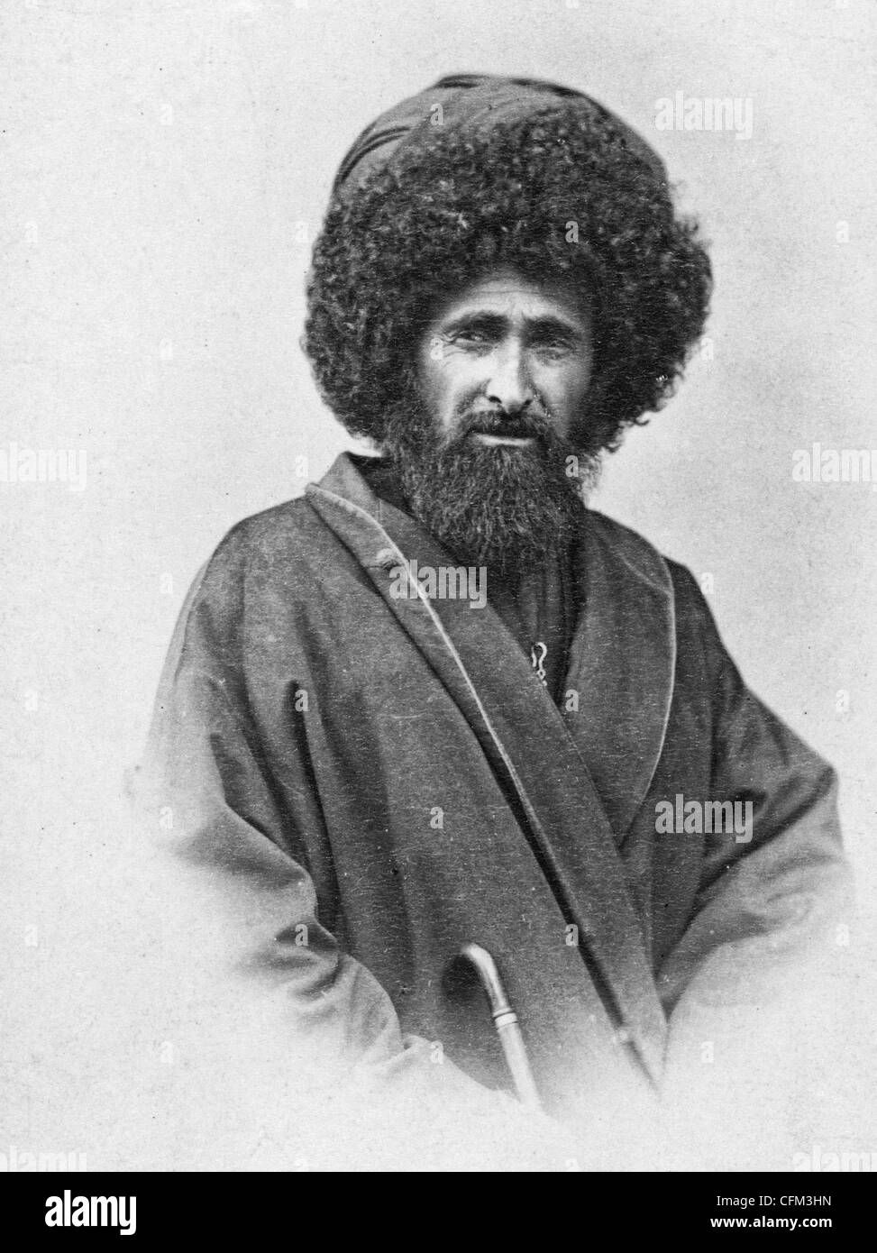 Half-length portrait of Georgian muezzin, facing front, circa 1880 ...