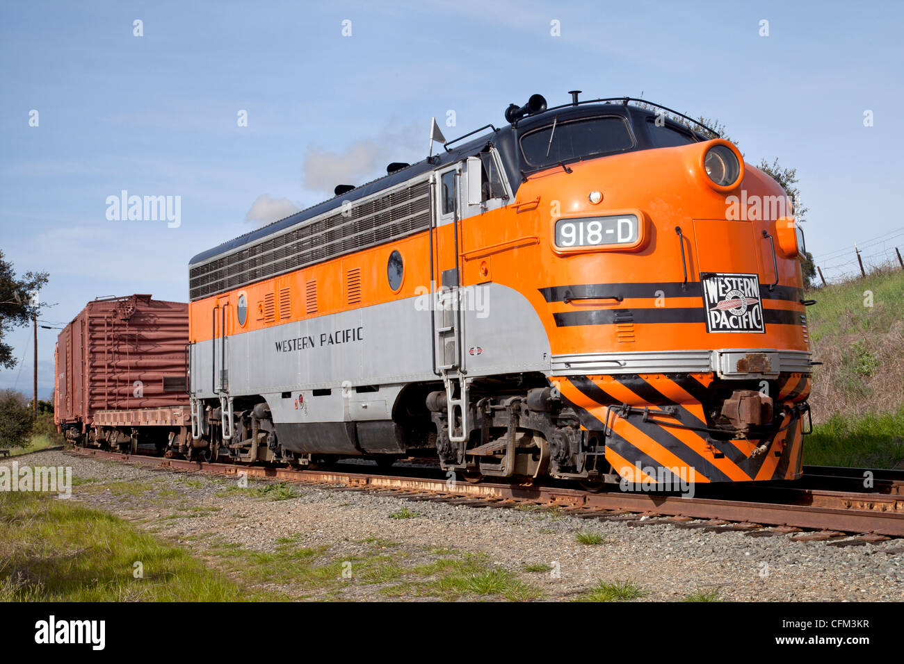 Western pacific railroad hi-res stock photography and images - Alamy