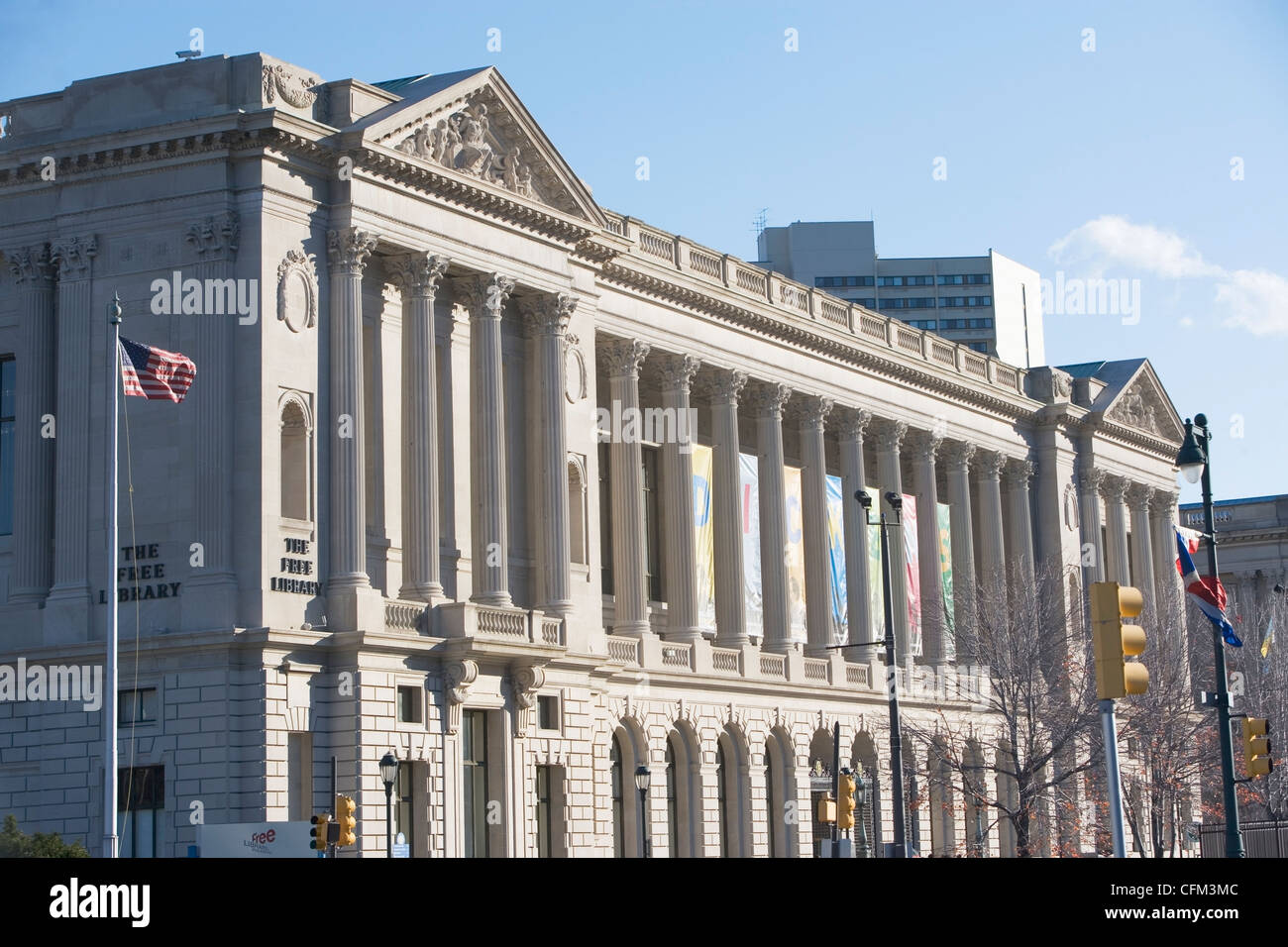 USA, Pennsylvania, Philadelphia, library building Stock Photo - Alamy