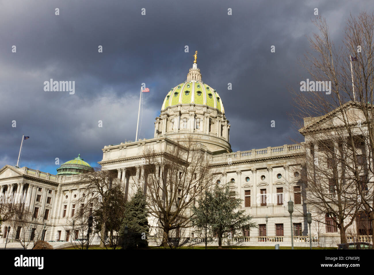 Pennsylvania state capitol building or statehouse in Harrisburg Stock ...