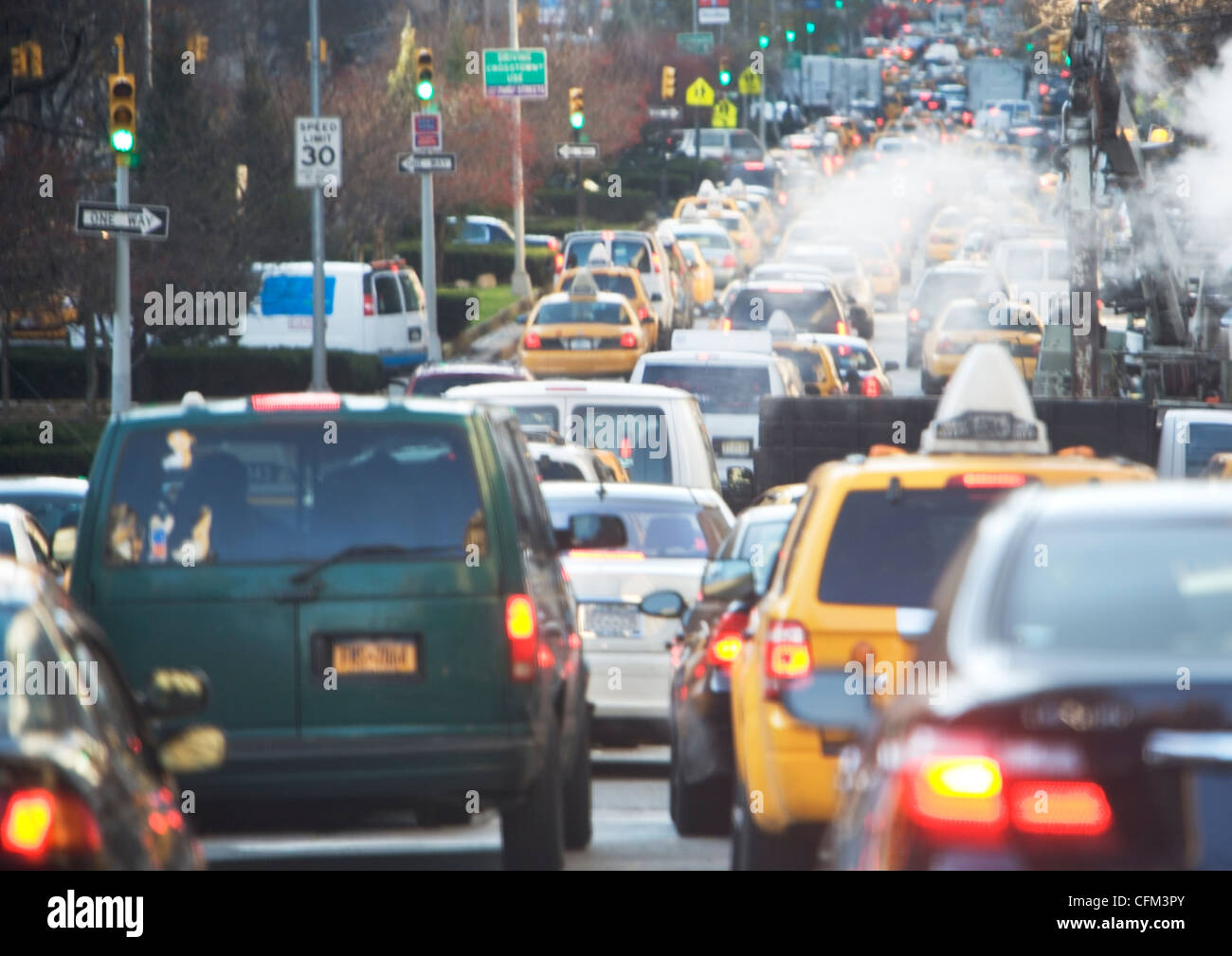 USA, New York state, New York city, traffic jam Stock Photo - Alamy