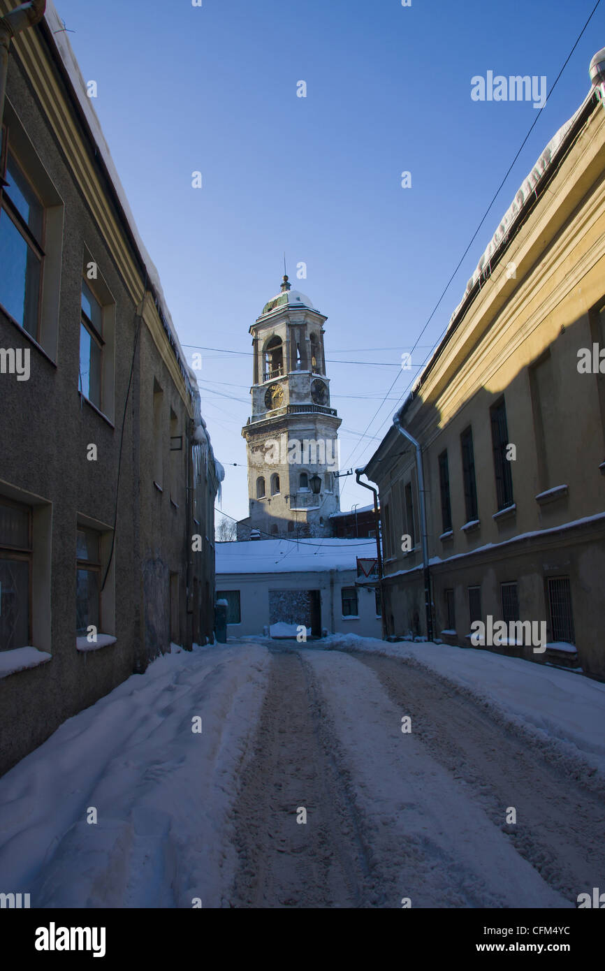Russia vyborg viipuri clock tower hi-res stock photography and images ...