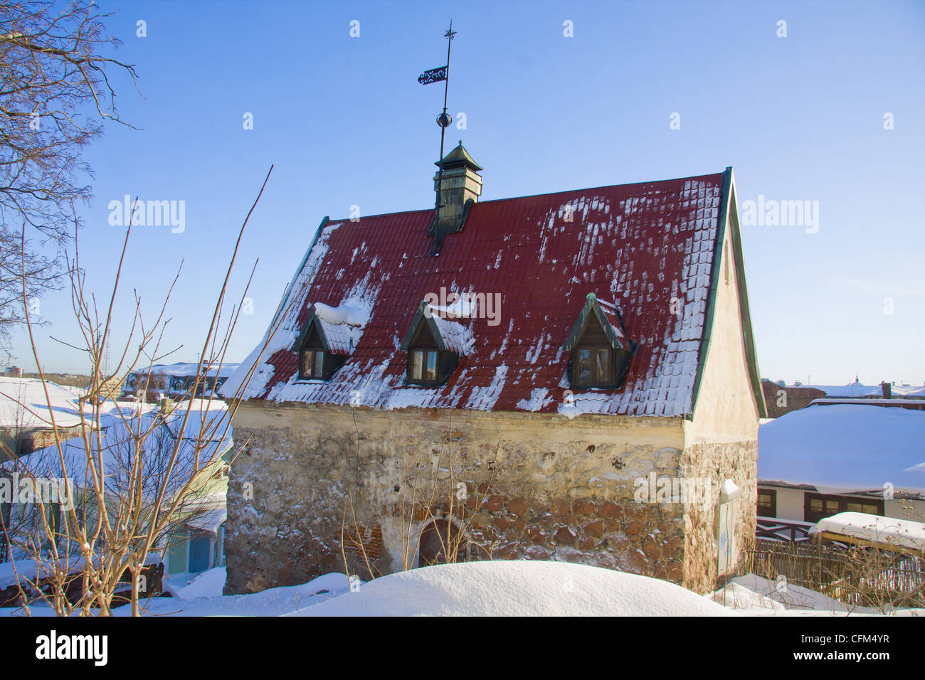 Russia, Vyborg, Viipuri, medieval house,Karjaportinkatu Stock Photo - Alamy