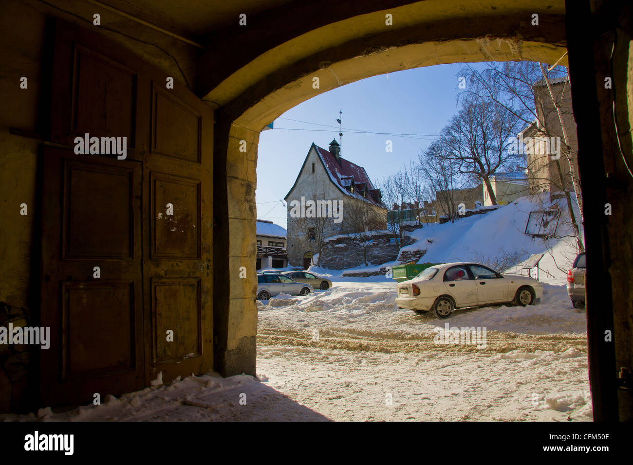 Russia, Vyborg, Viipuri, medieval house,Karjaportinkatu Stock Photo - Alamy