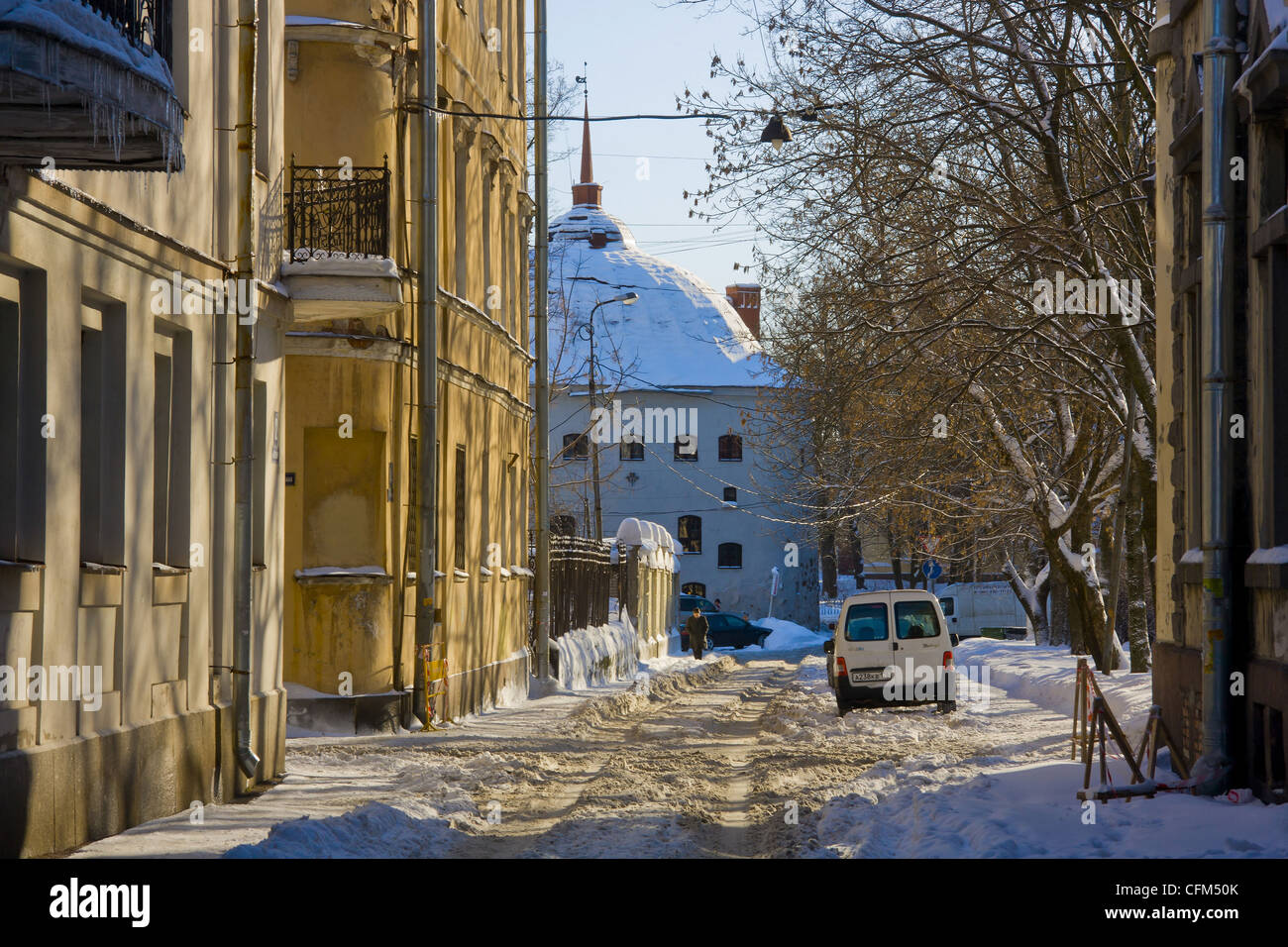 Russia, Vyborg, Viipuri, round Tower, Pyöreä torni,Karjaportinkatu ...