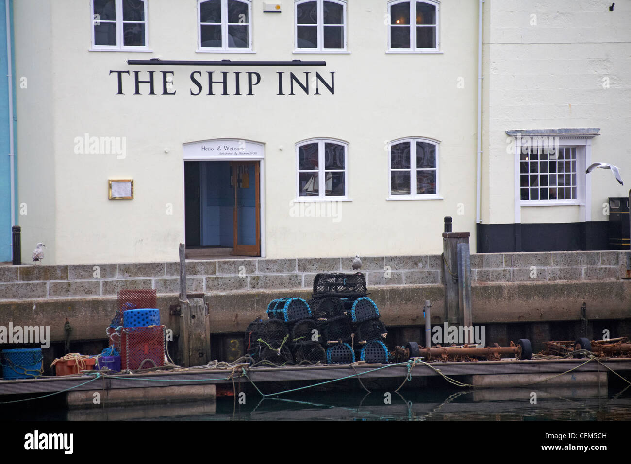 The Ship Inn at Weymouth in March Stock Photo - Alamy