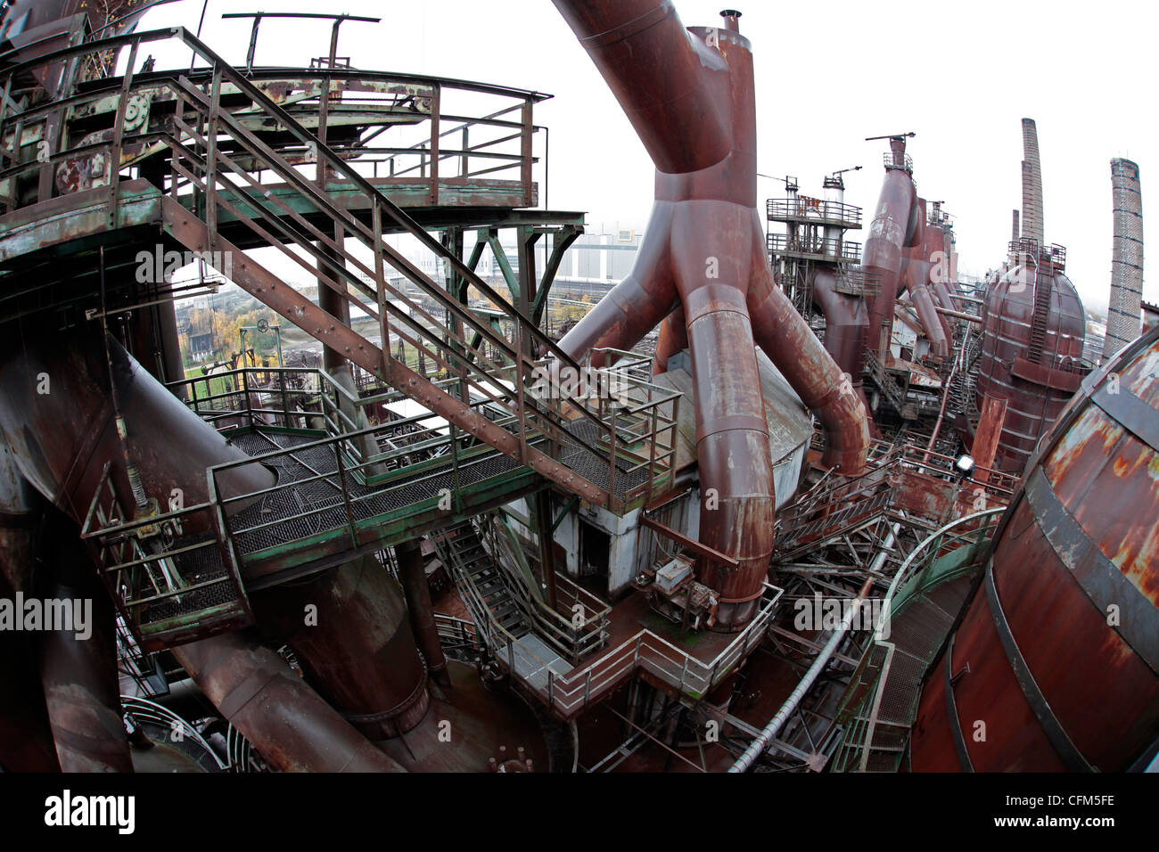 Volklingen Ironworks, UNESCO World Heritage Site, Volklingen, Saarland, Germany, Europe Stock ...