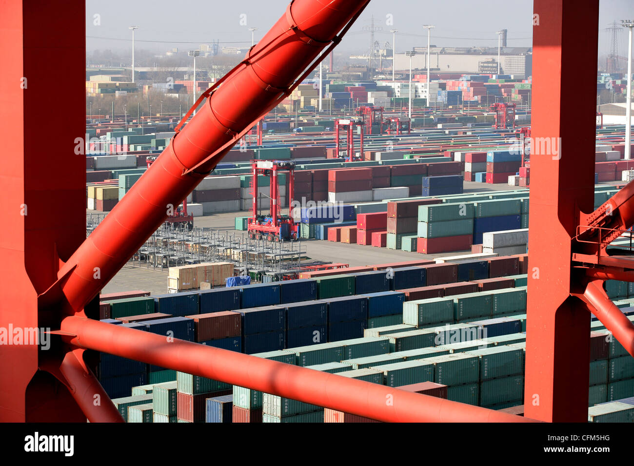 Vessel at the port terminal hi-res stock photography and images - Alamy