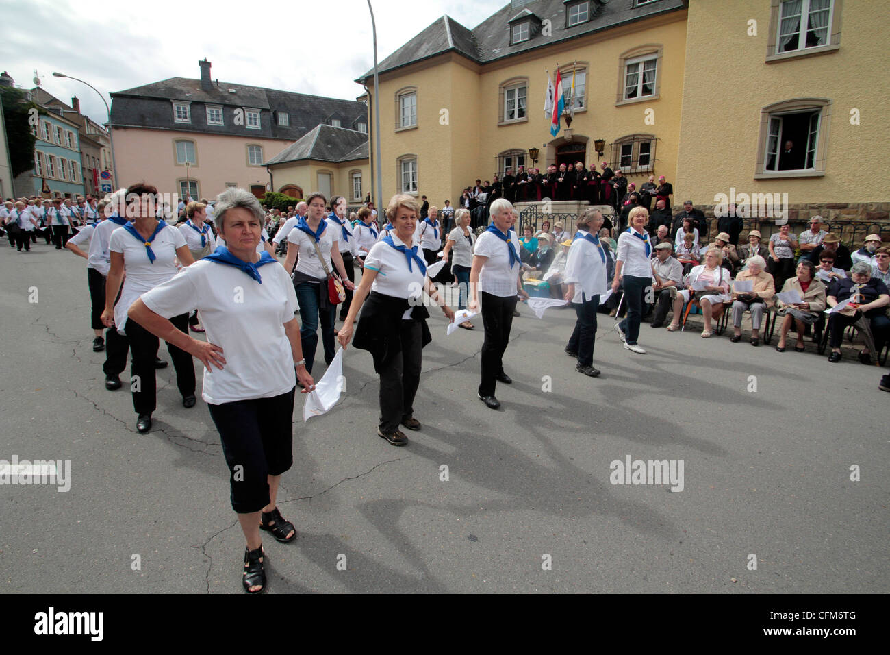 Hopping procession of Echternach, Luxembourg, Europe Stock Photo - Alamy