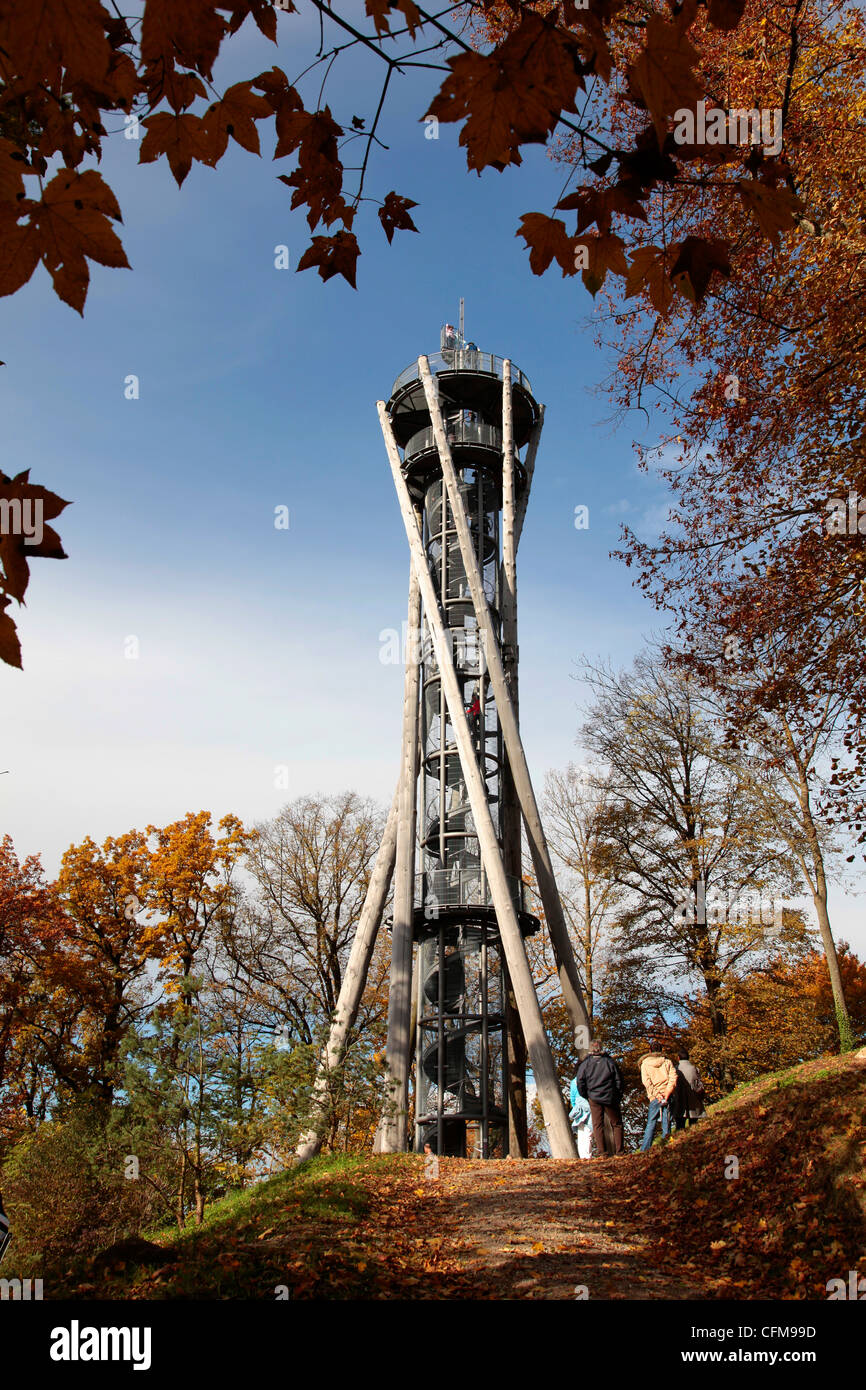 Schlossberg Tower at Schlossberg, Freiburg, Baden-Wurttemberg, Germany ...