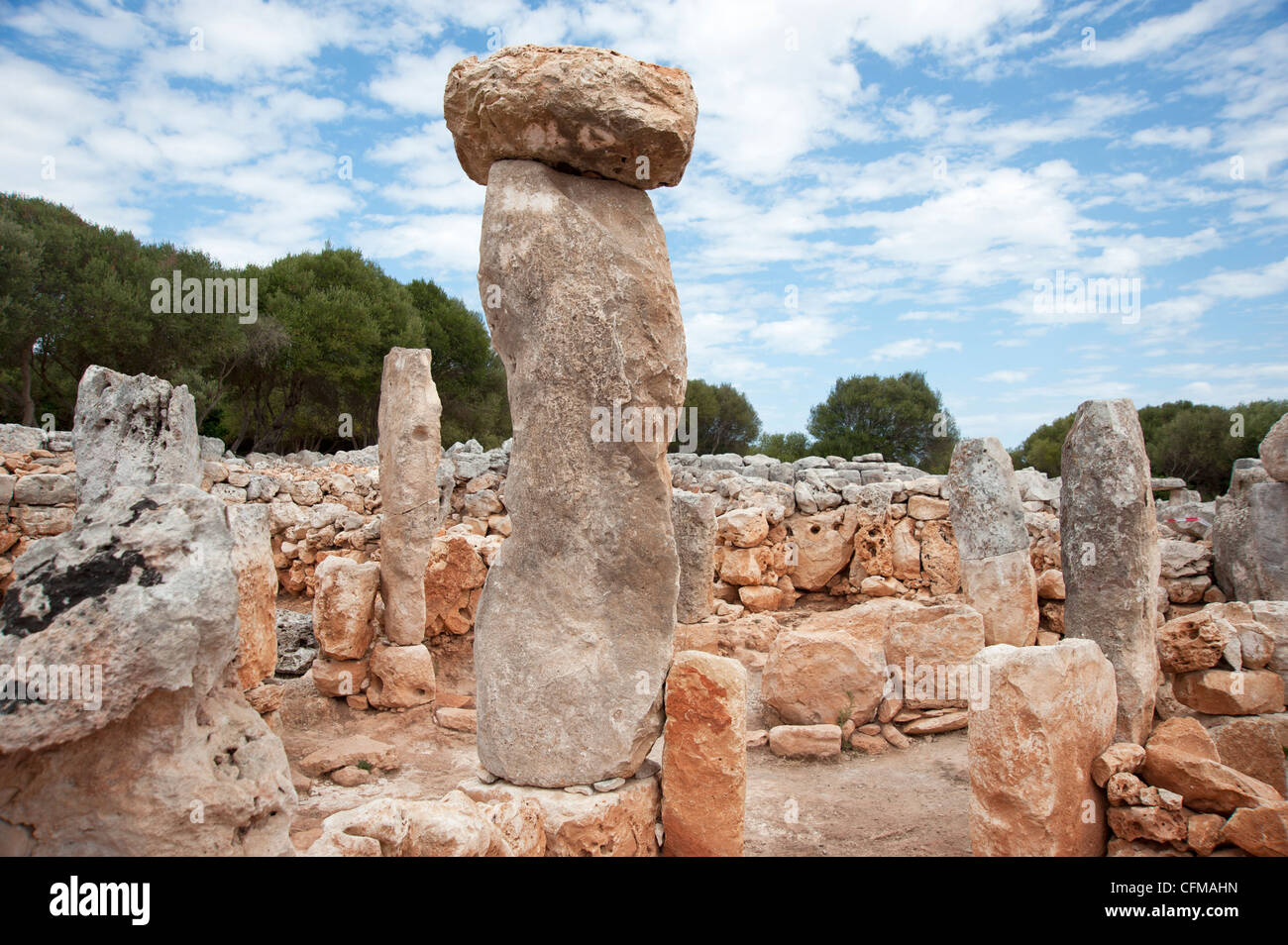 Prehistoric stone structure on menorca hi-res stock photography and ...