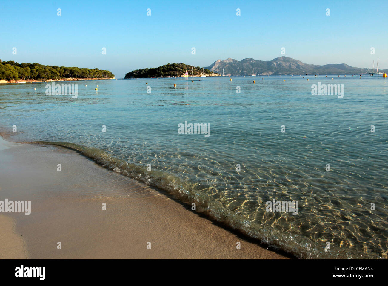 Playa Formentor, Cap de Formentor, Mallorca, Balearic Islands, Spain ...