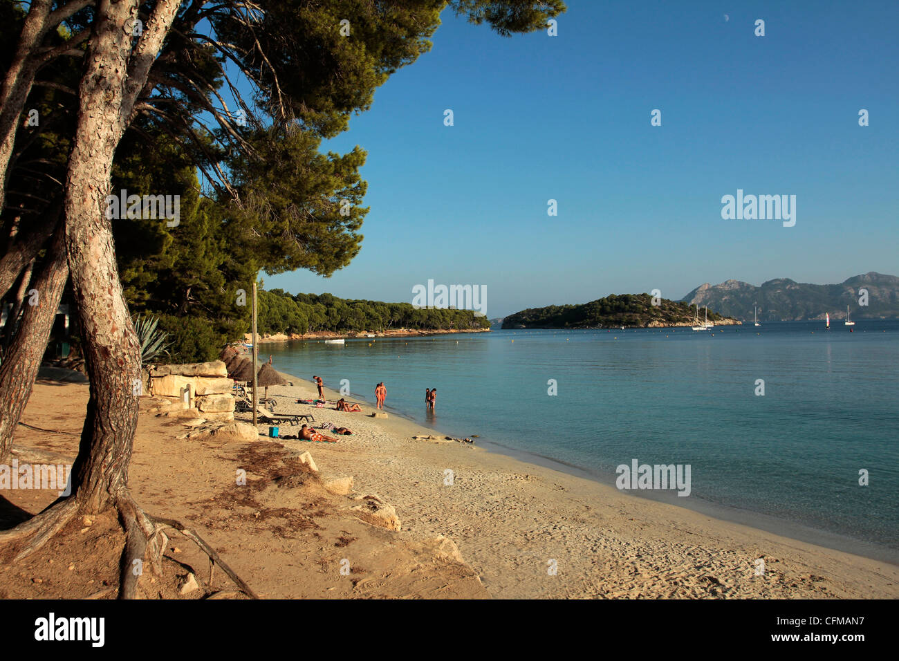 Playa Formentor, Cap de Formentor, Mallorca, Balearic Islands, Spain ...