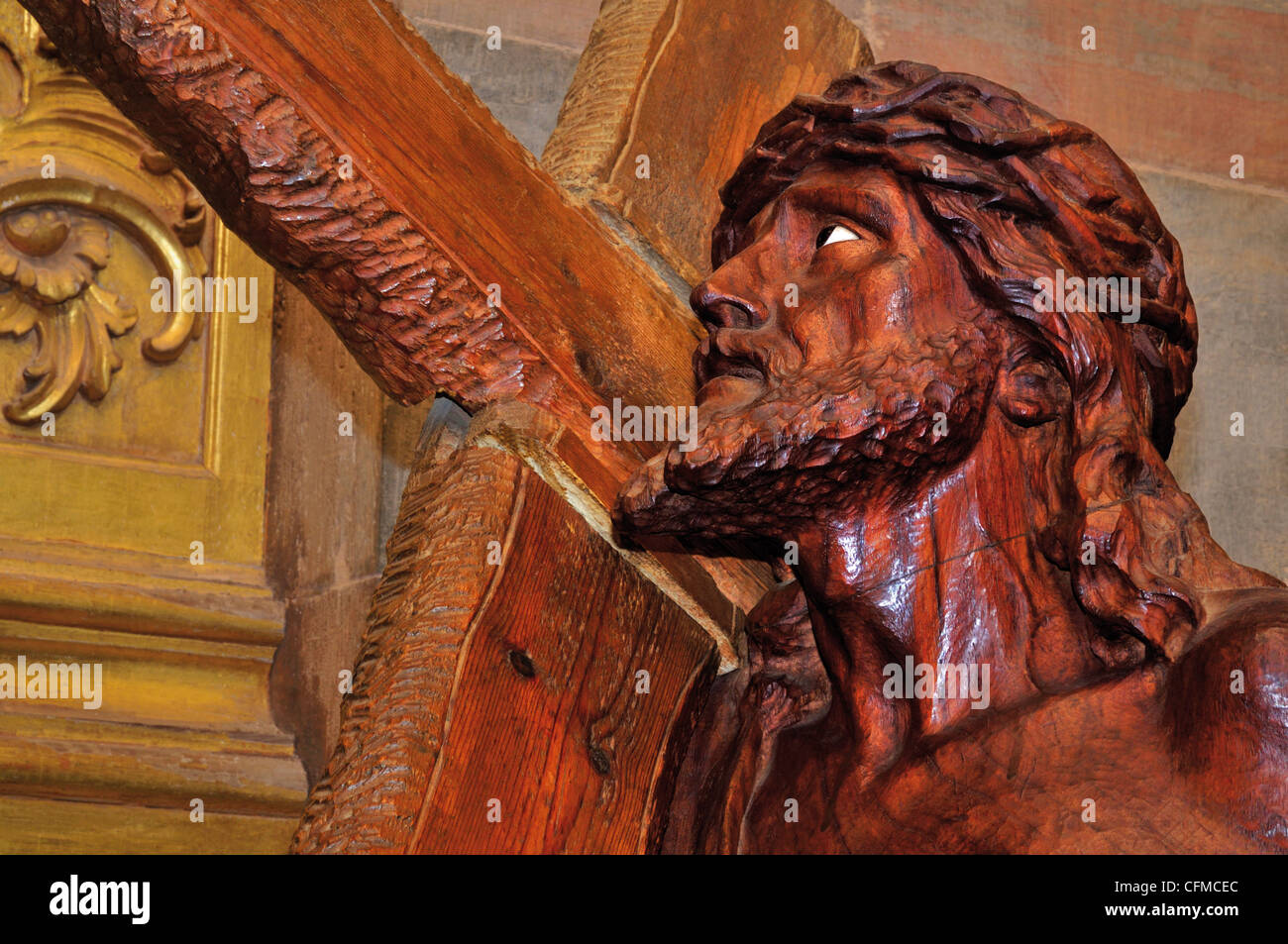 Jesus christ crucified in church hi-res stock photography and images ...