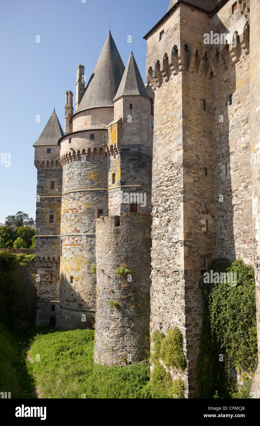 Vitre Castle, Vitre, Brittany, France, Europe Stock Photo - Alamy