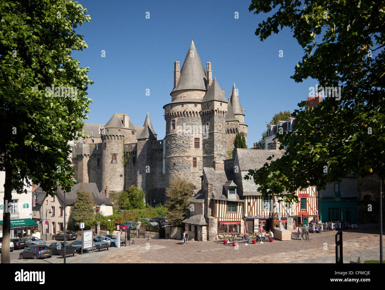 Vitre Castle, Vitre, Brittany, France, Europe Stock Photo - Alamy
