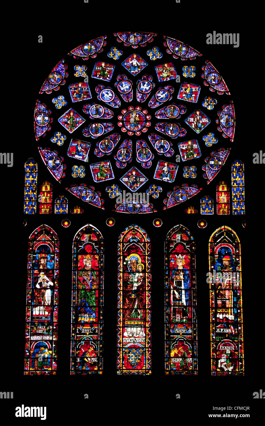 Medieval stained glass windows hi-res stock photography and images - Alamy