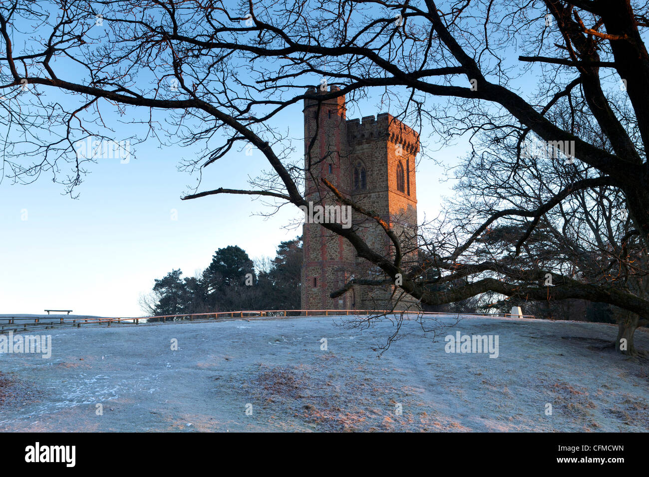 Leith hill tower snow hi-res stock photography and images - Alamy
