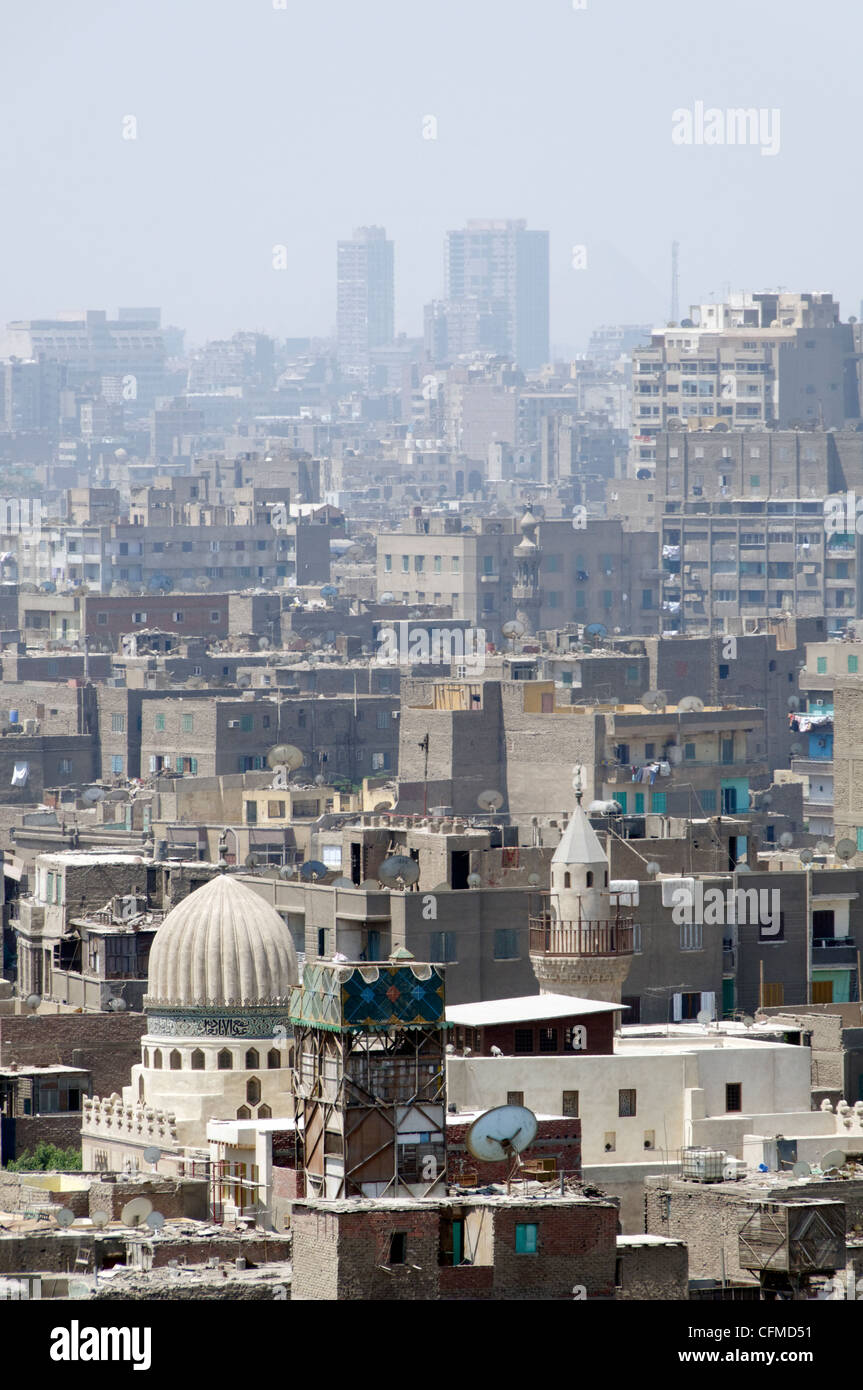 Cairo. Egypt. Part view of Cairo, capital of Egypt and the largest city ...