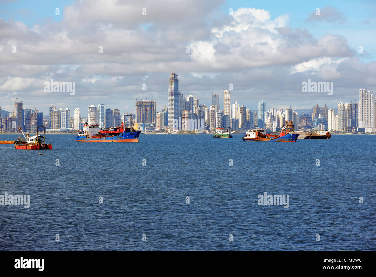 Fishing boats background city hi-res stock photography and images - Alamy