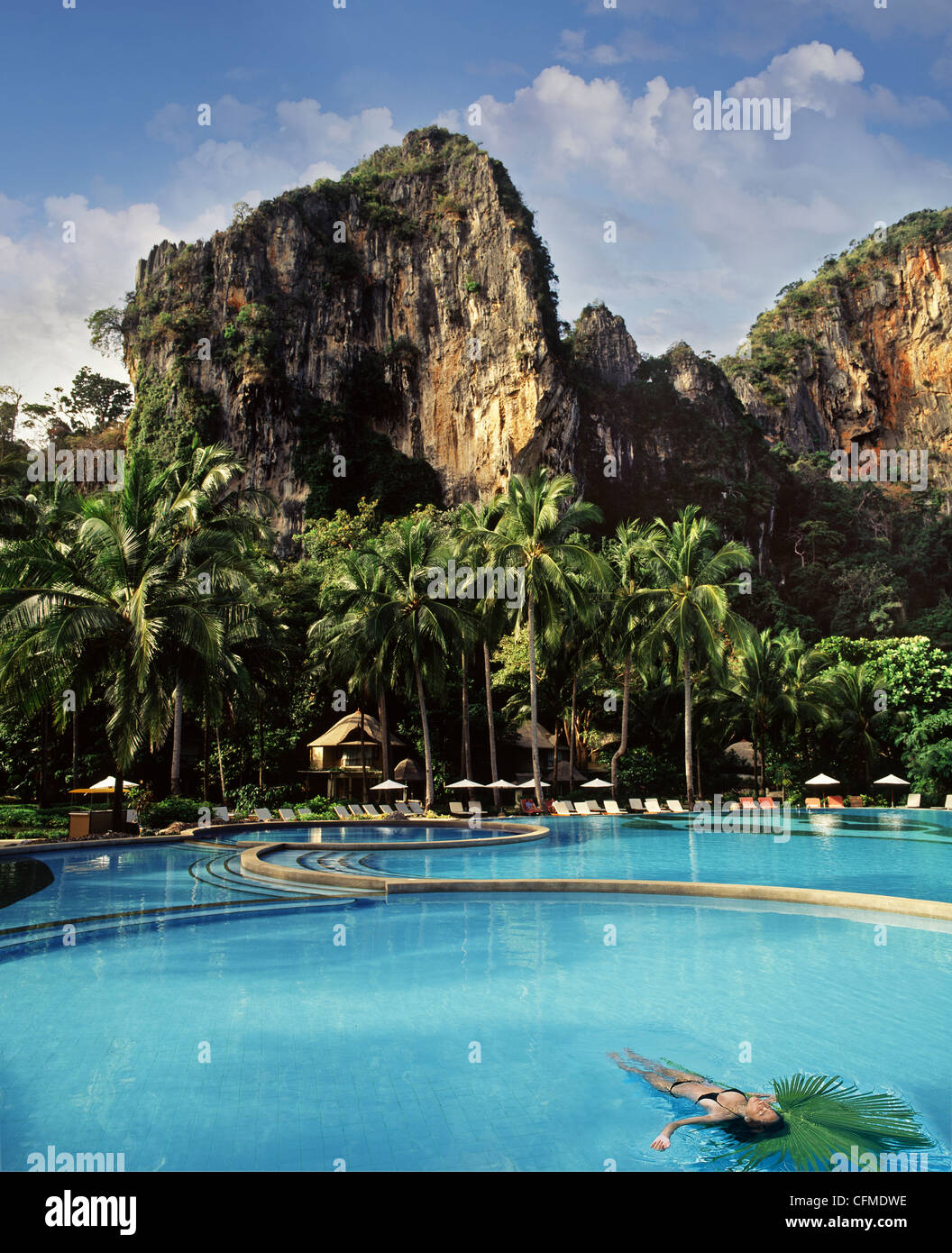 Pool, Rayavadee Resort, Krabi, Thailand, Southeast Asia, Asia Stock ...